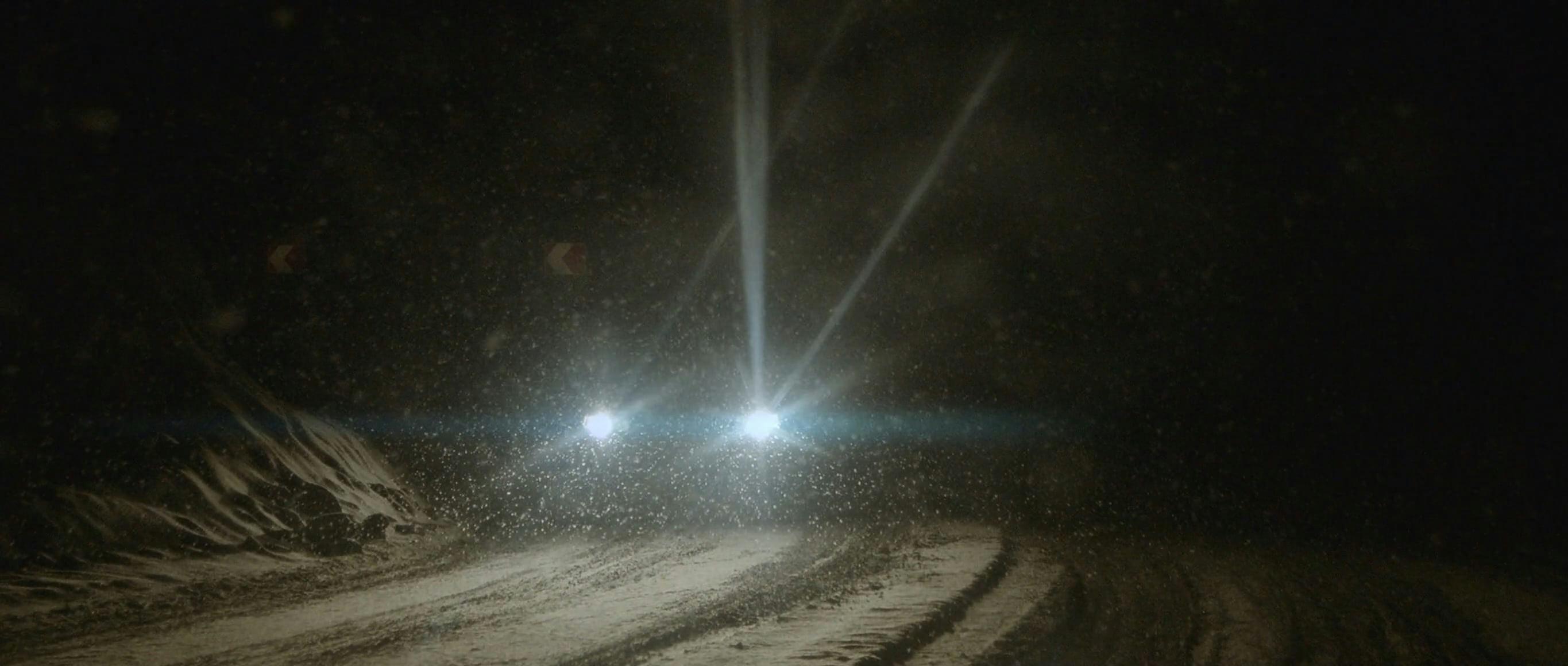 зимняя ночная дорога, night winter road Free Stock Video Footage ...