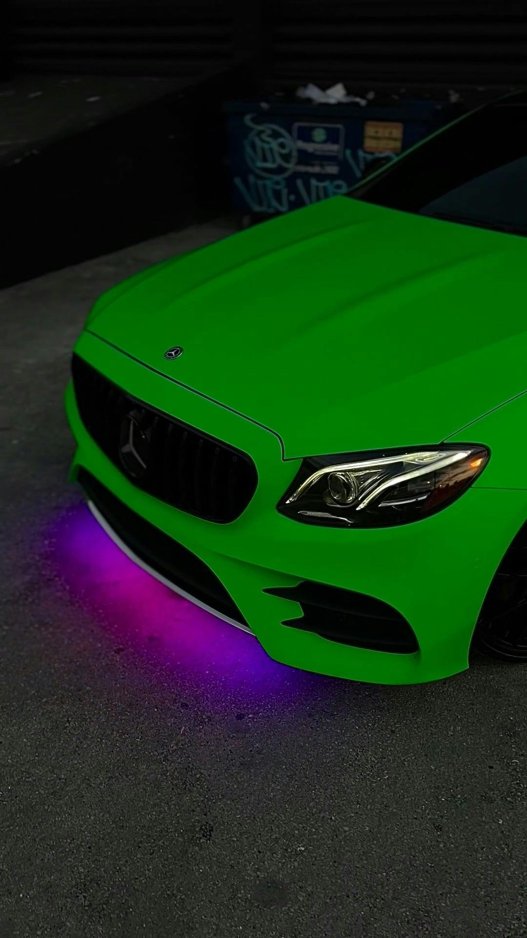 A green car with led lights on it Free Stock Video Footage, Royalty ...