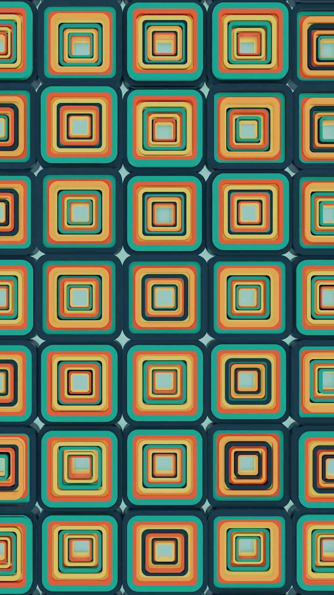 Digital Animation of a Geometric Pattern in Motion Free Stock Video ...