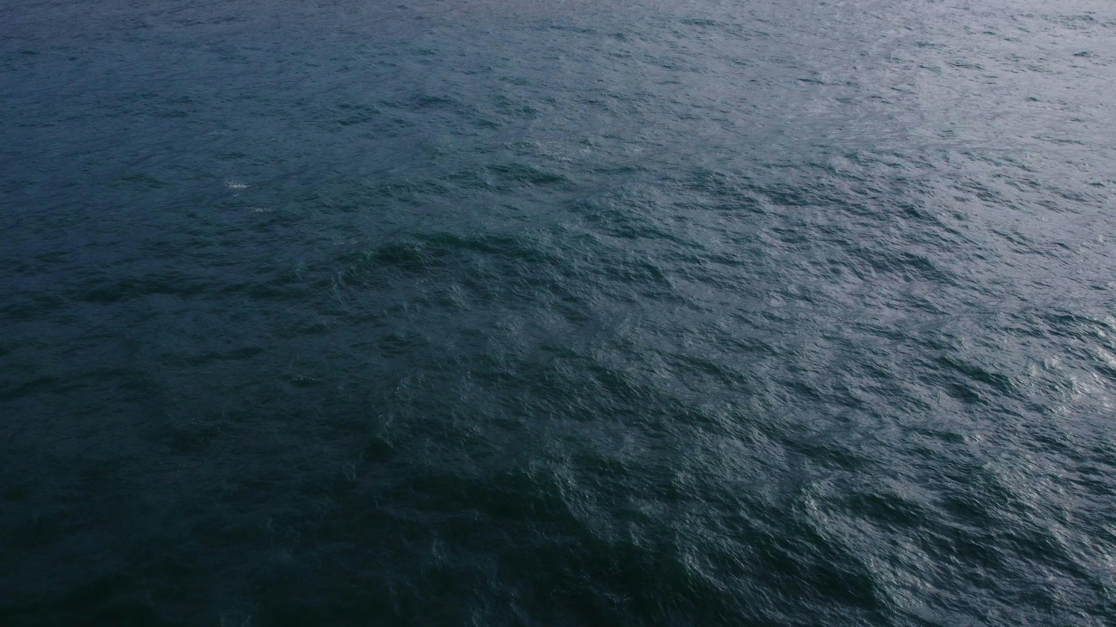 An aerial view of the ocean from above Free Stock Video Footage ...