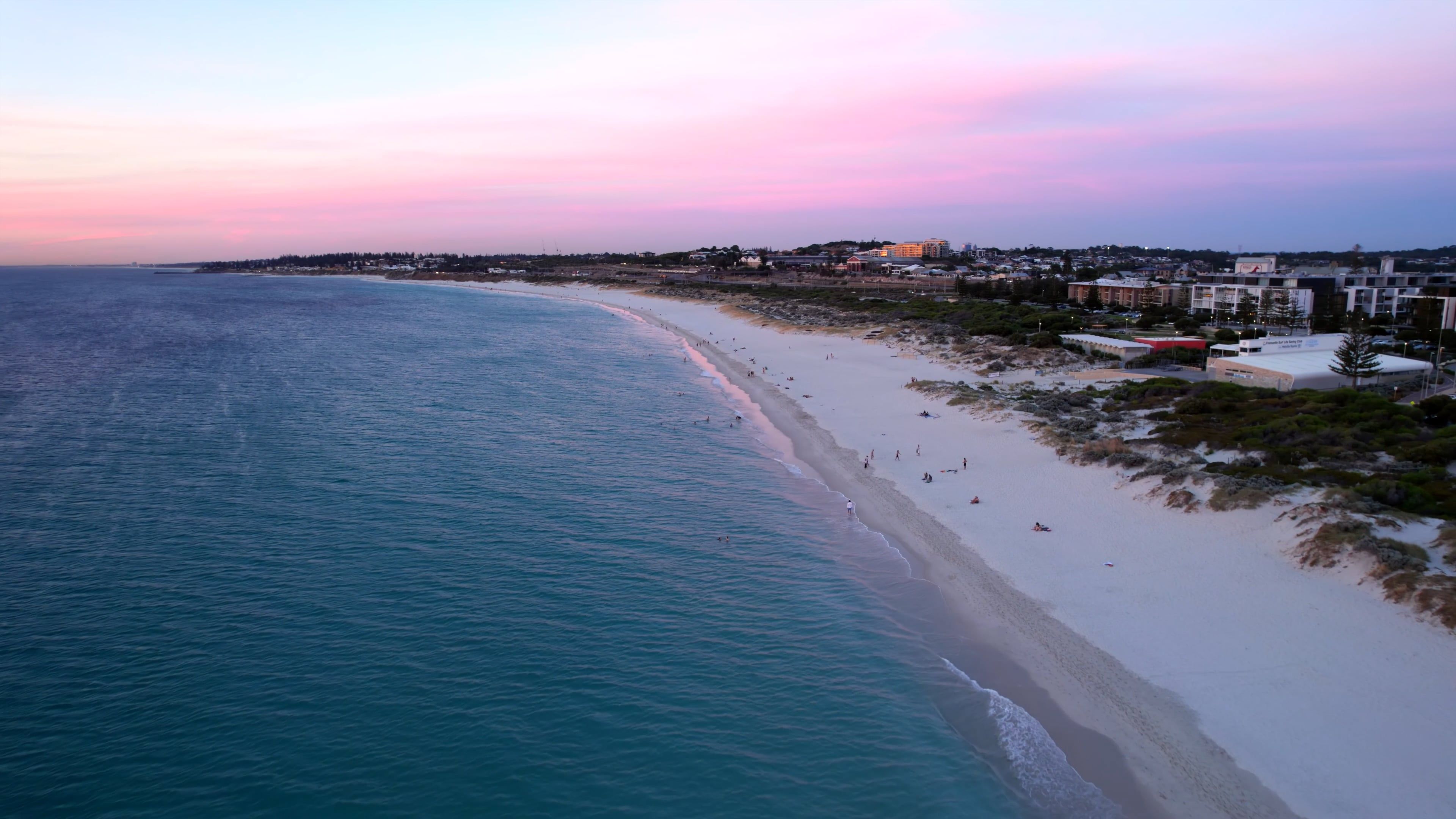 Port Beach Sunset Aerial Free Stock Video Footage, Royalty-Free 4K & HD ...