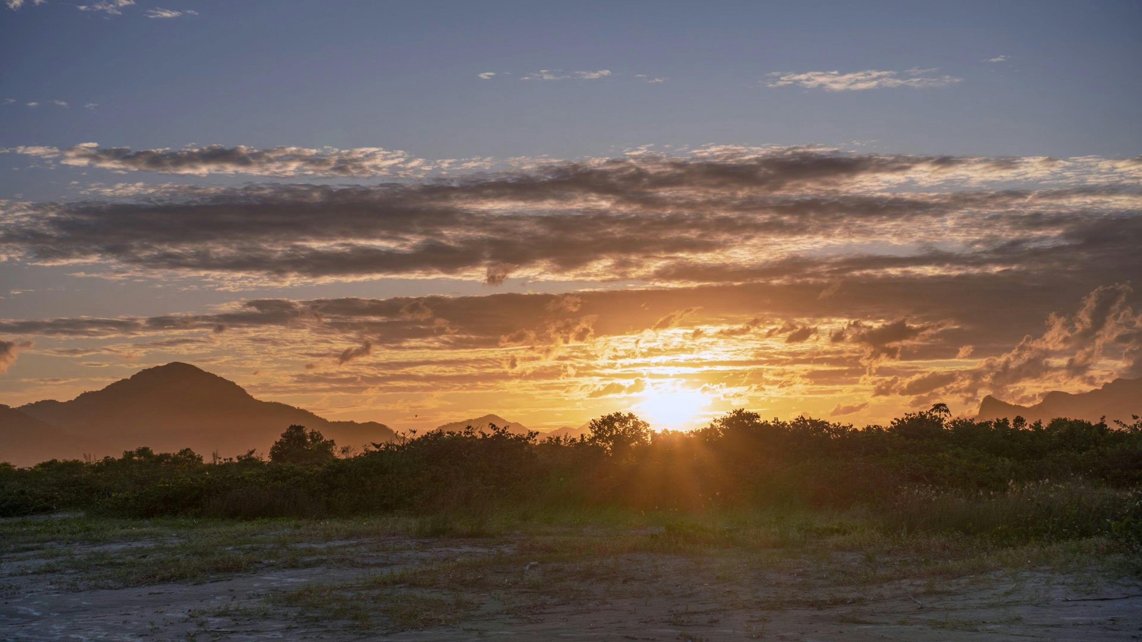 Cinematic sunset timelapse with clouds Free Stock Video Footage ...