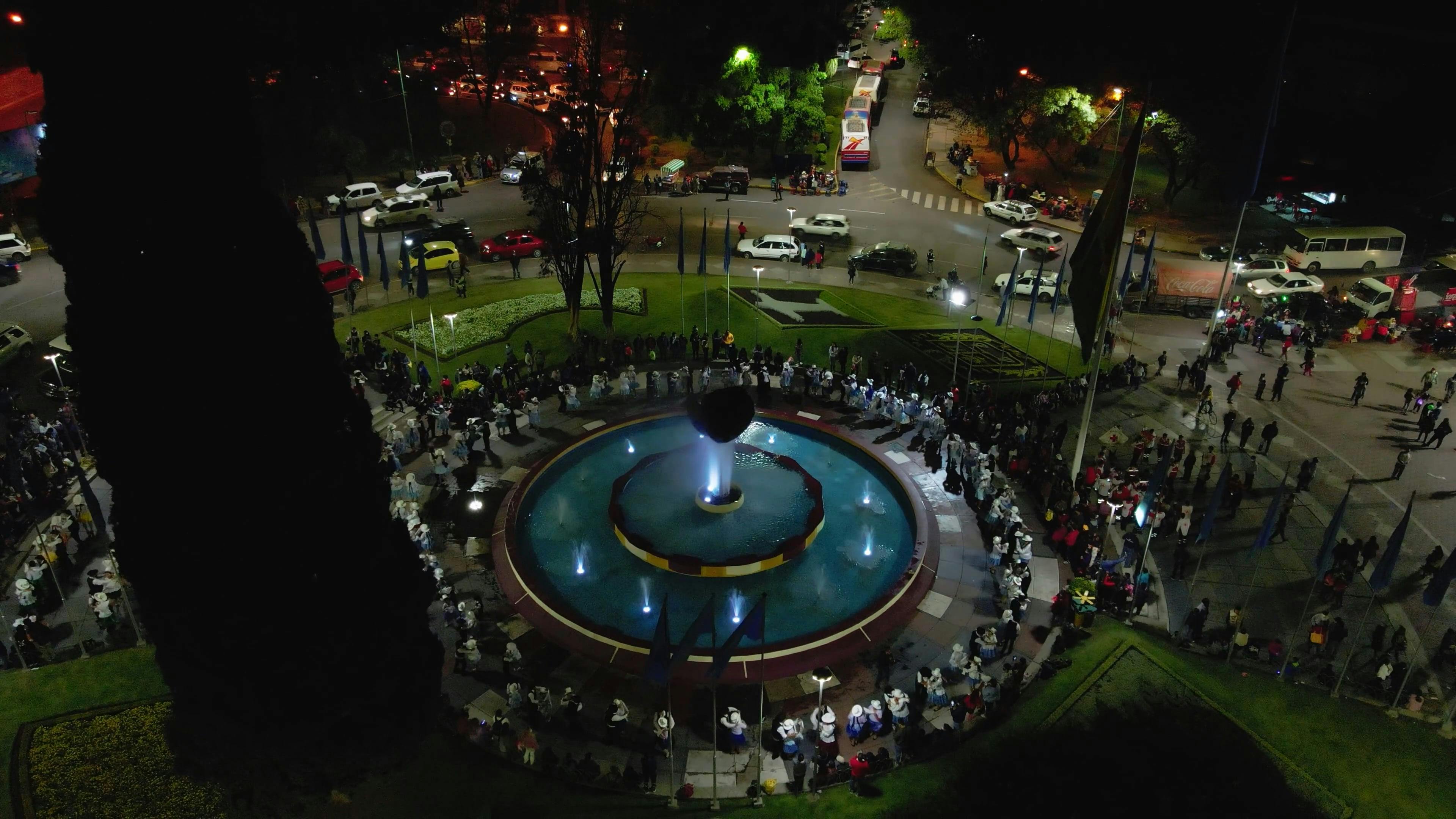 Plaza de Banderas Cochabamba Bolivia Free Stock Video Footage, Royalty ...