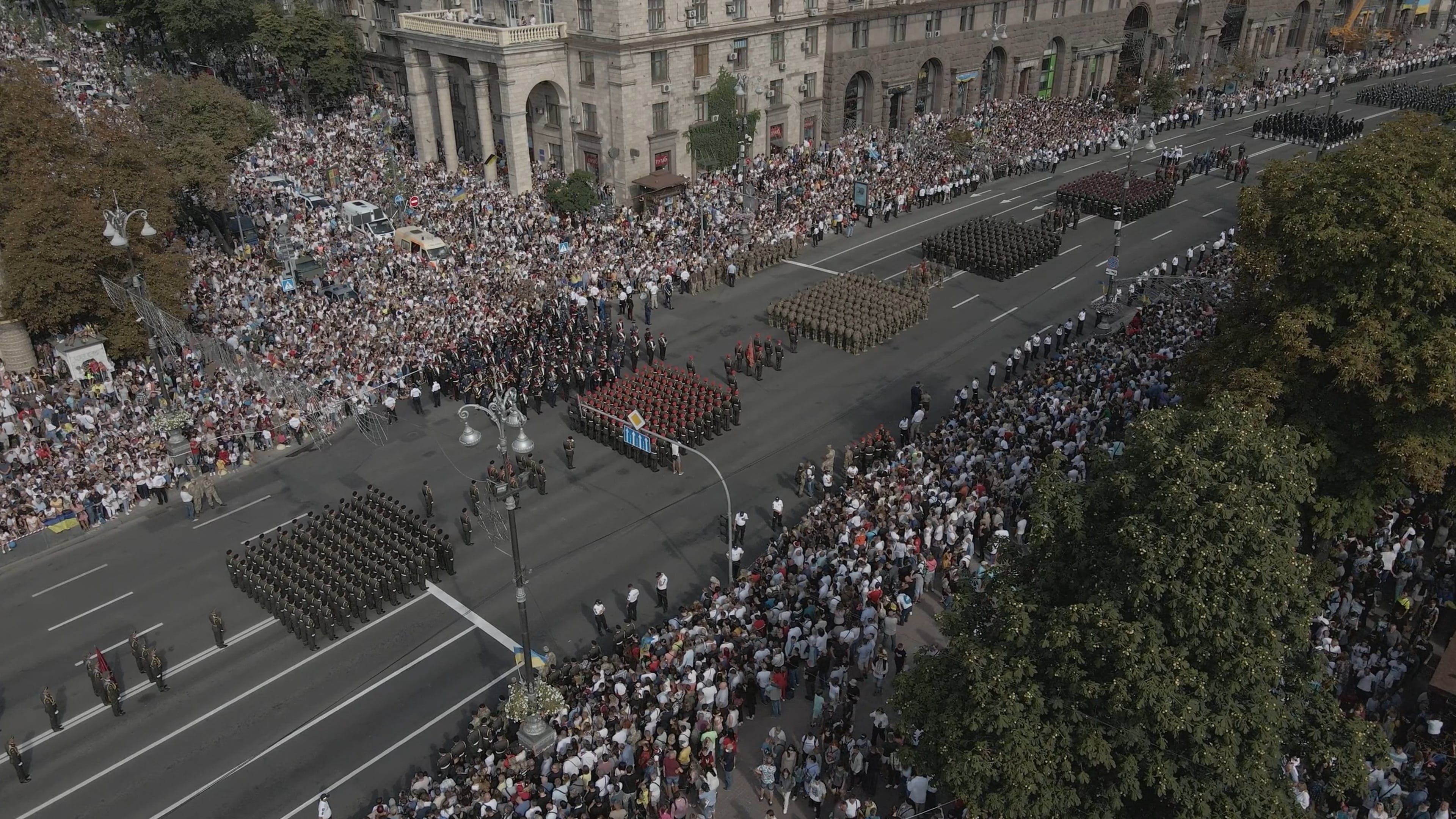 A large crowd of people watching a parade Free Stock Video Footage ...