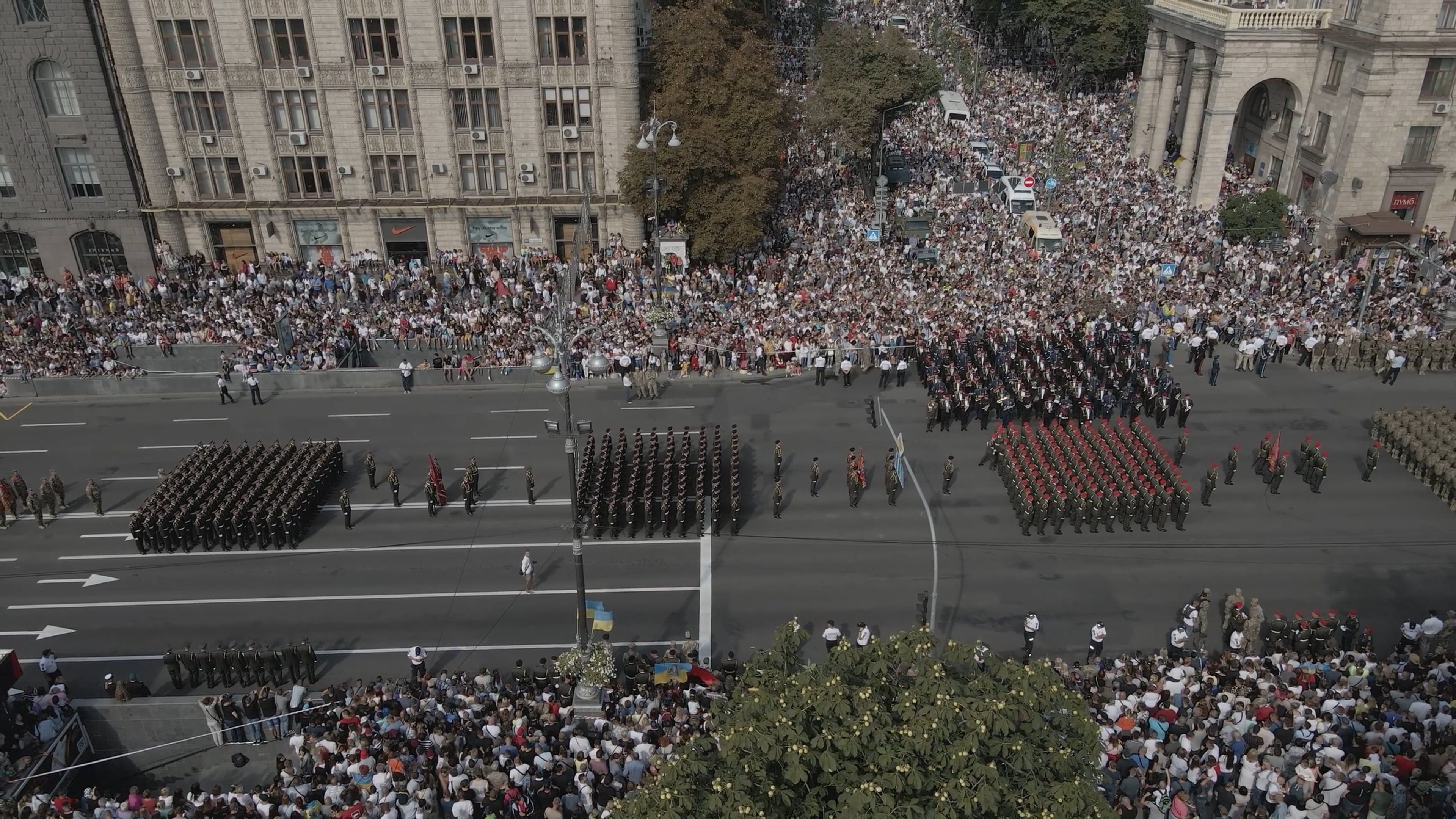 A large crowd of people watching a parade Free Stock Video Footage ...