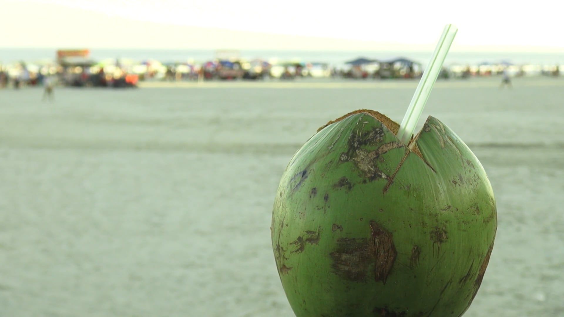 Uma água de coco na praia Free Stock Video Footage, Royalty-Free 4K ...