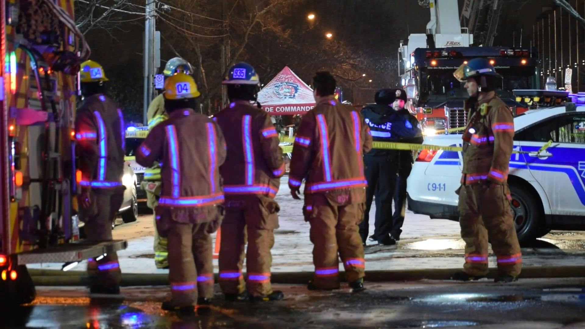 Firefighters and Policemen At Work · Free Stock Video