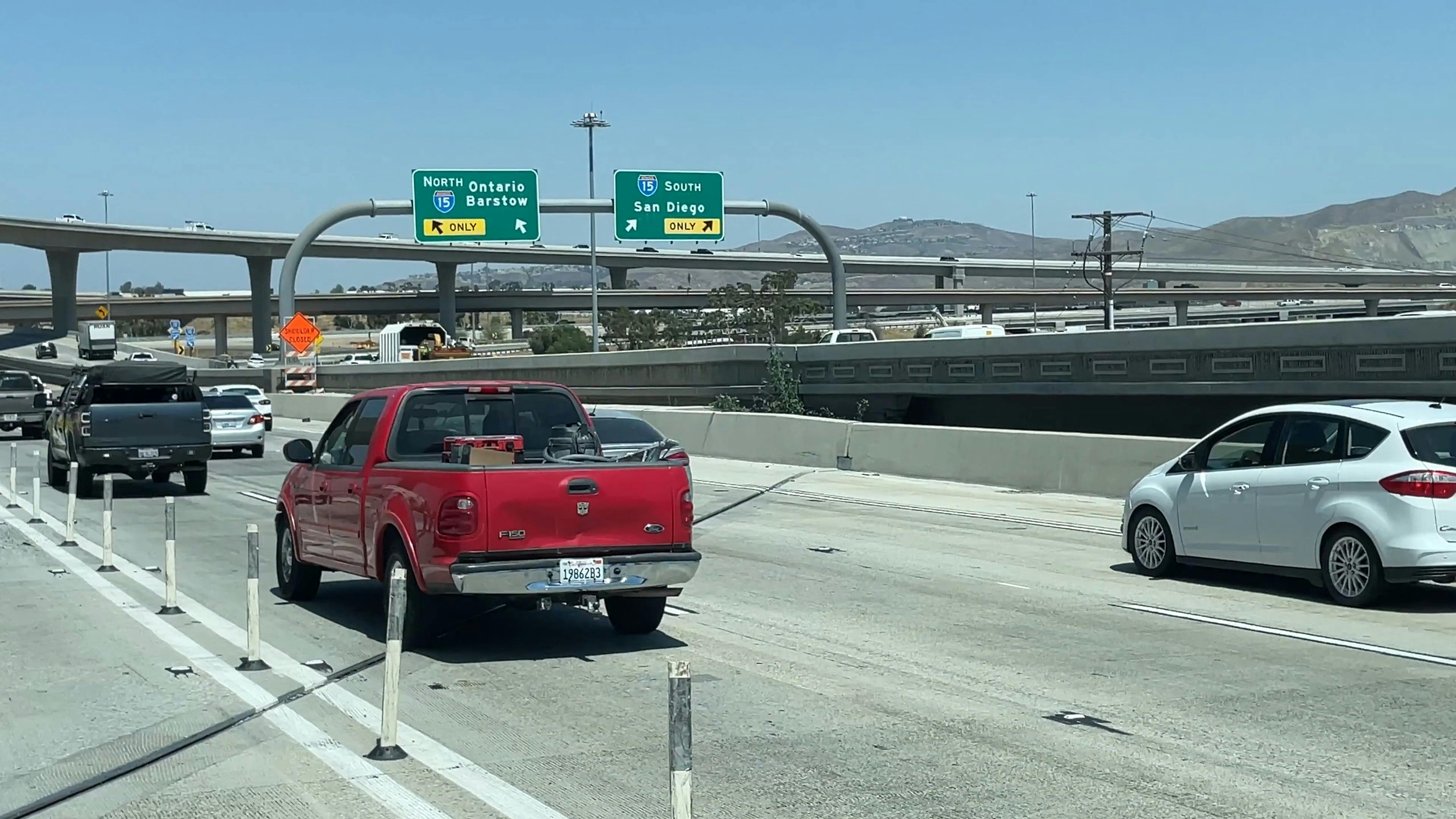 Freeway Traffic Free Stock Video Footage, Royalty-Free 4K & HD Video Clip