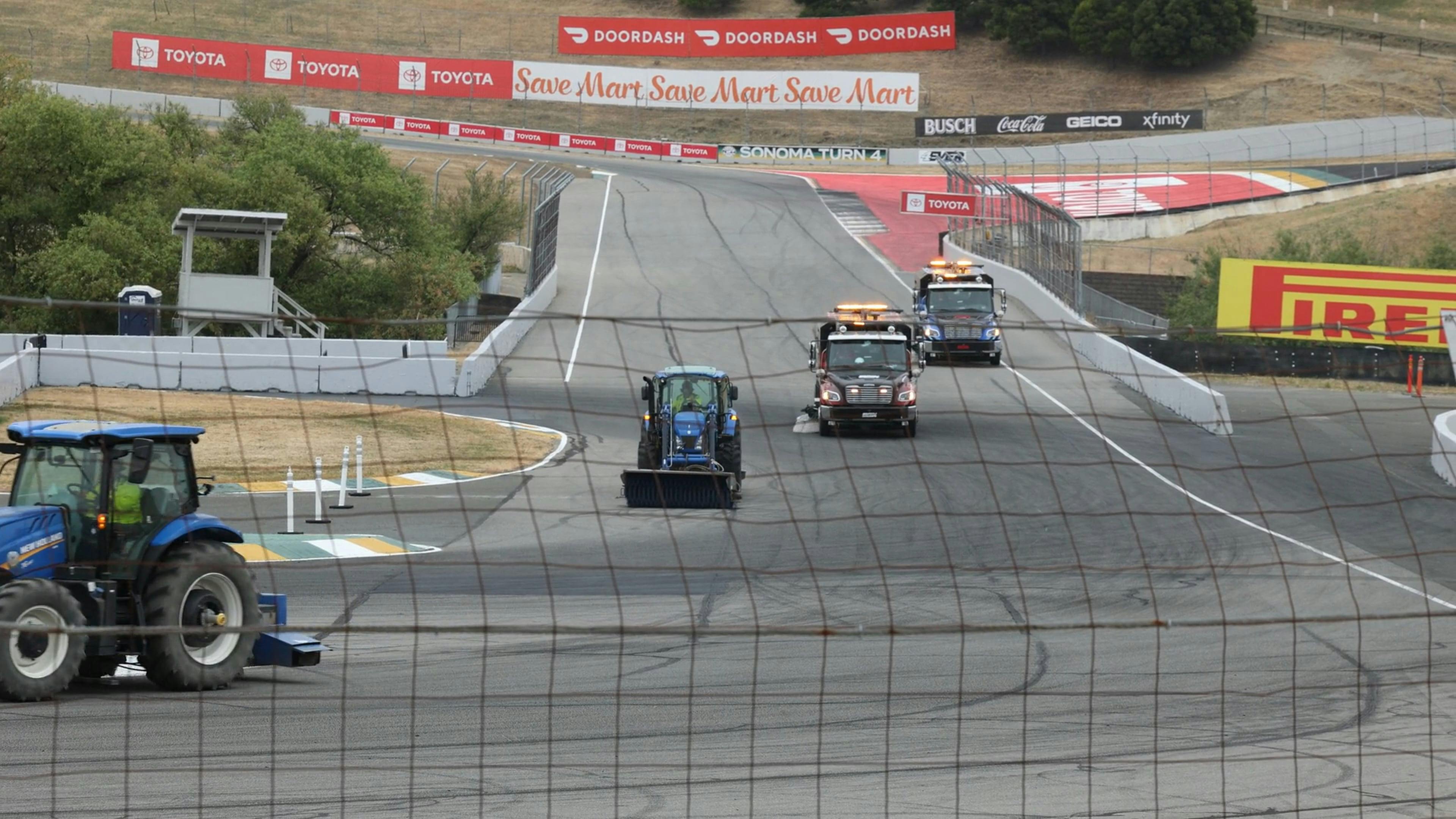 Trucks Cleaning a Race Track Free Stock Video Footage, Royalty-Free 4K ...