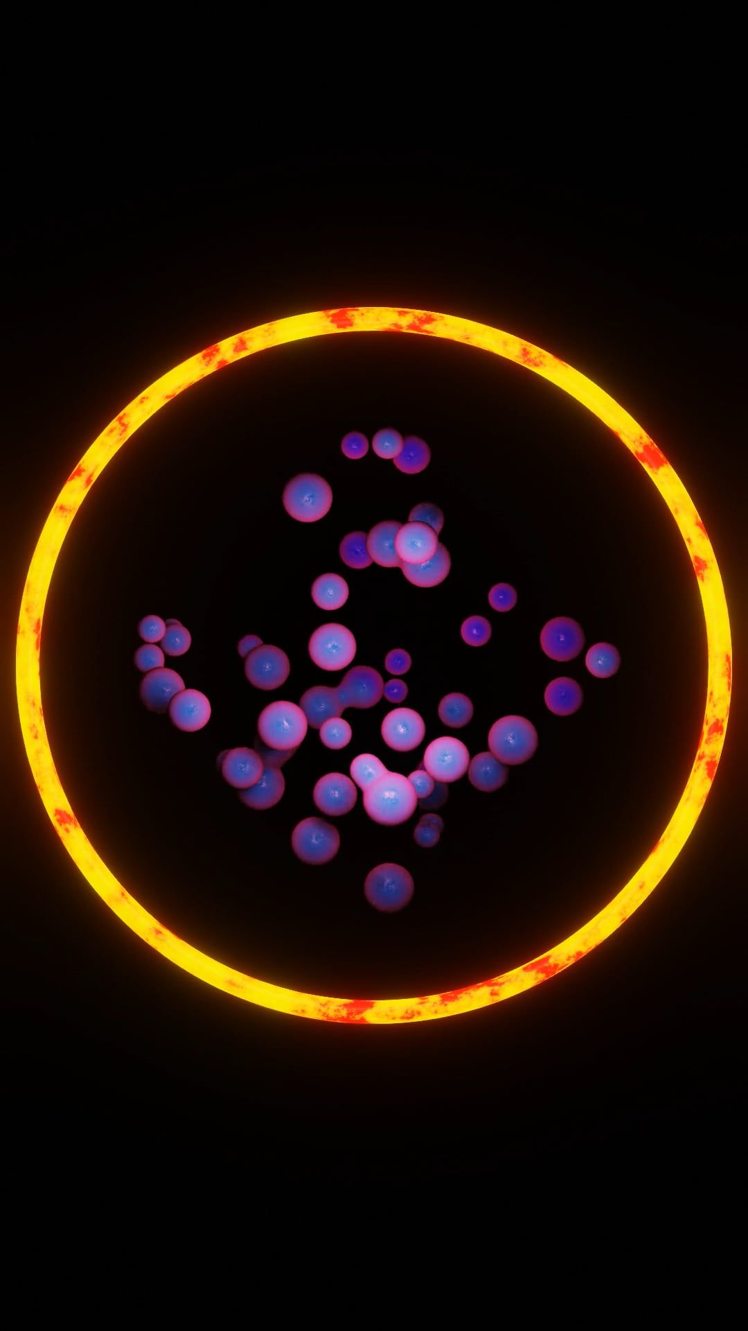 Vibrant Abstract Animation with Floating Lights Free Stock Video ...