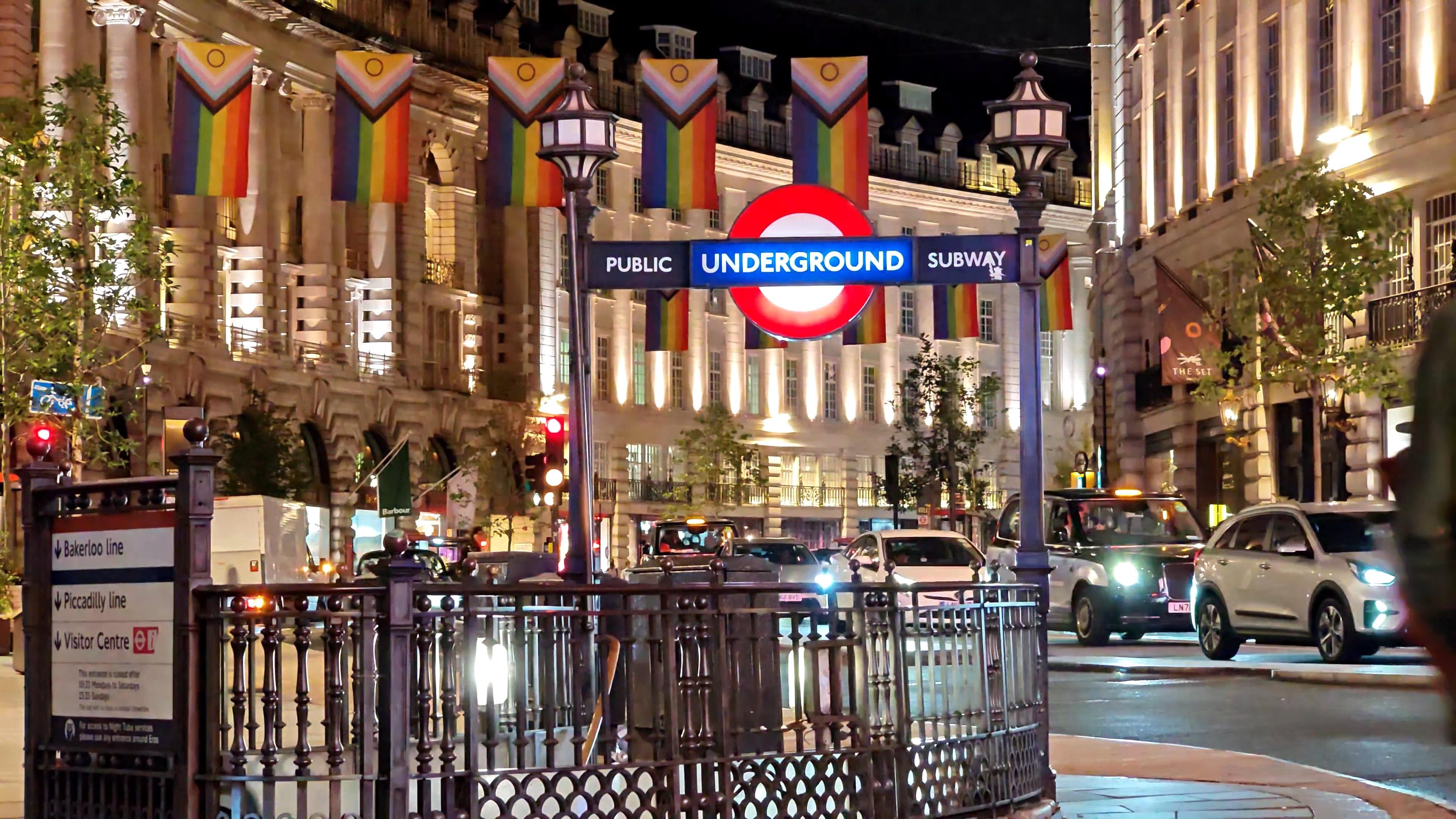 Piccadilly Circus station London England Free Stock Video Footage ...