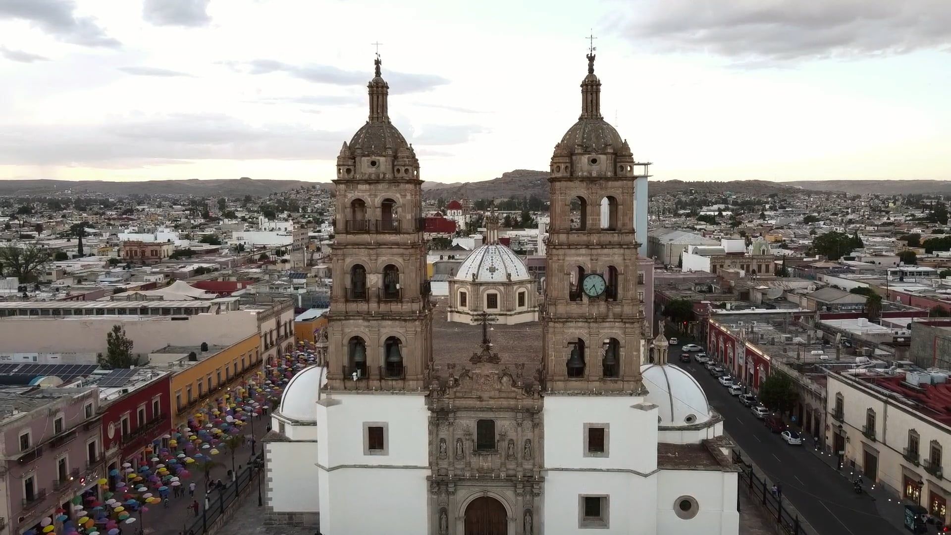 Aerial View of Church in Tultepec, Mexico Free Stock Video Footage ...