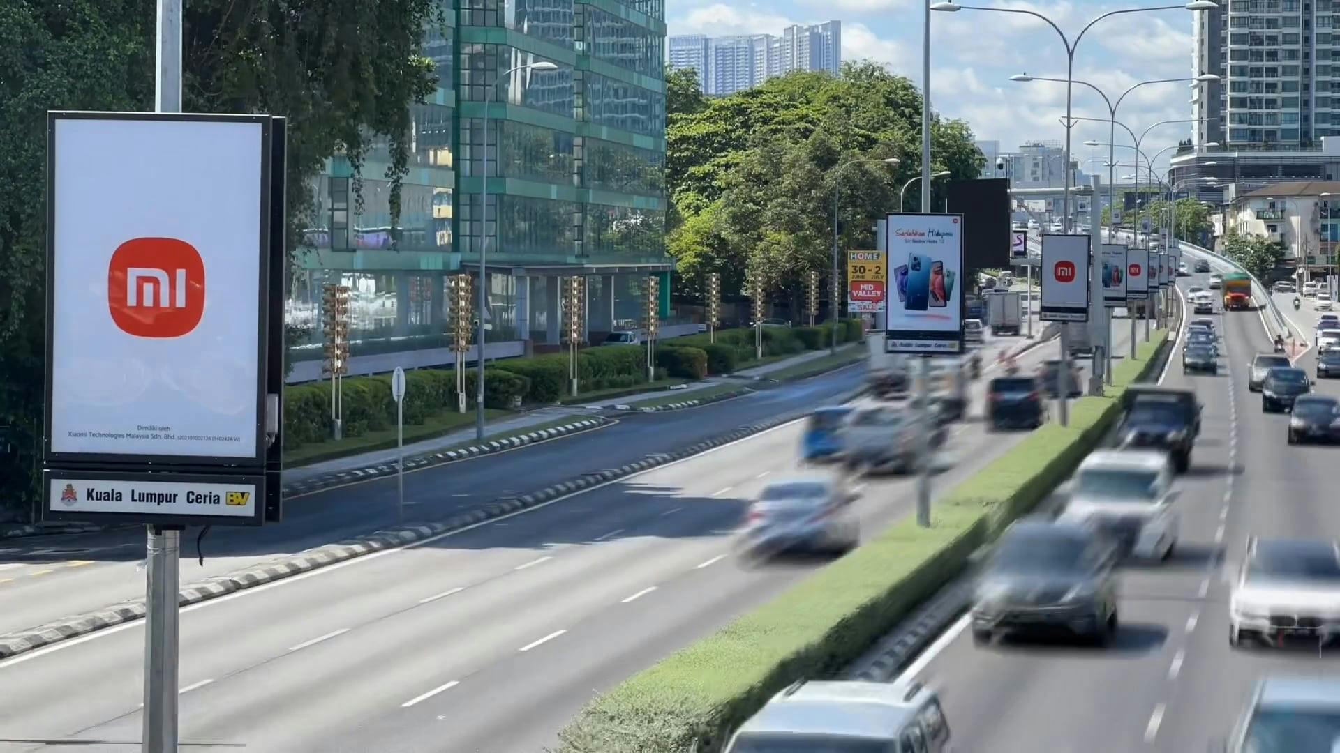 Heavy Traffic on Jalan Loke Yew in Kuala Lumpur, Malaysia Free Stock ...