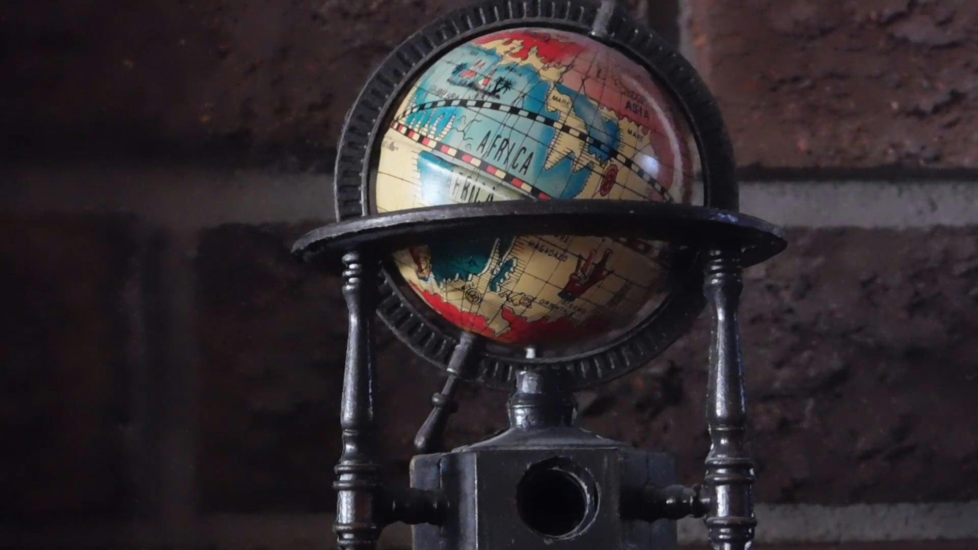 Slow Motion Video of Rotating Globe Free Stock Video Footage, Royalty ...