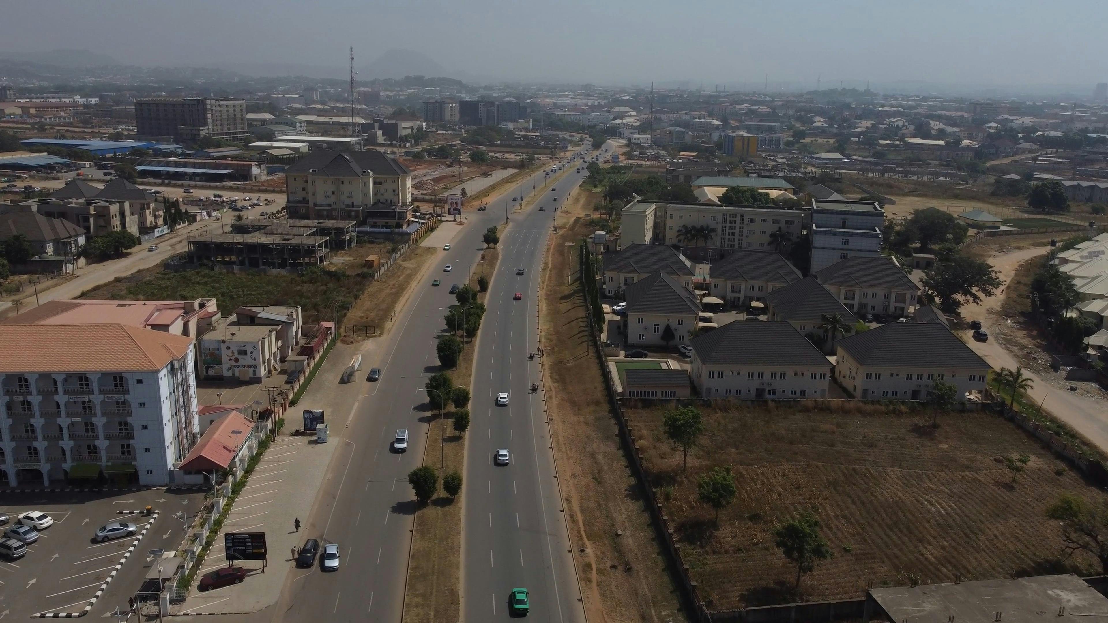 Ahmadu Bello Way Mabushi ABUJA (4K) Free Stock Video Footage, Royalty ...