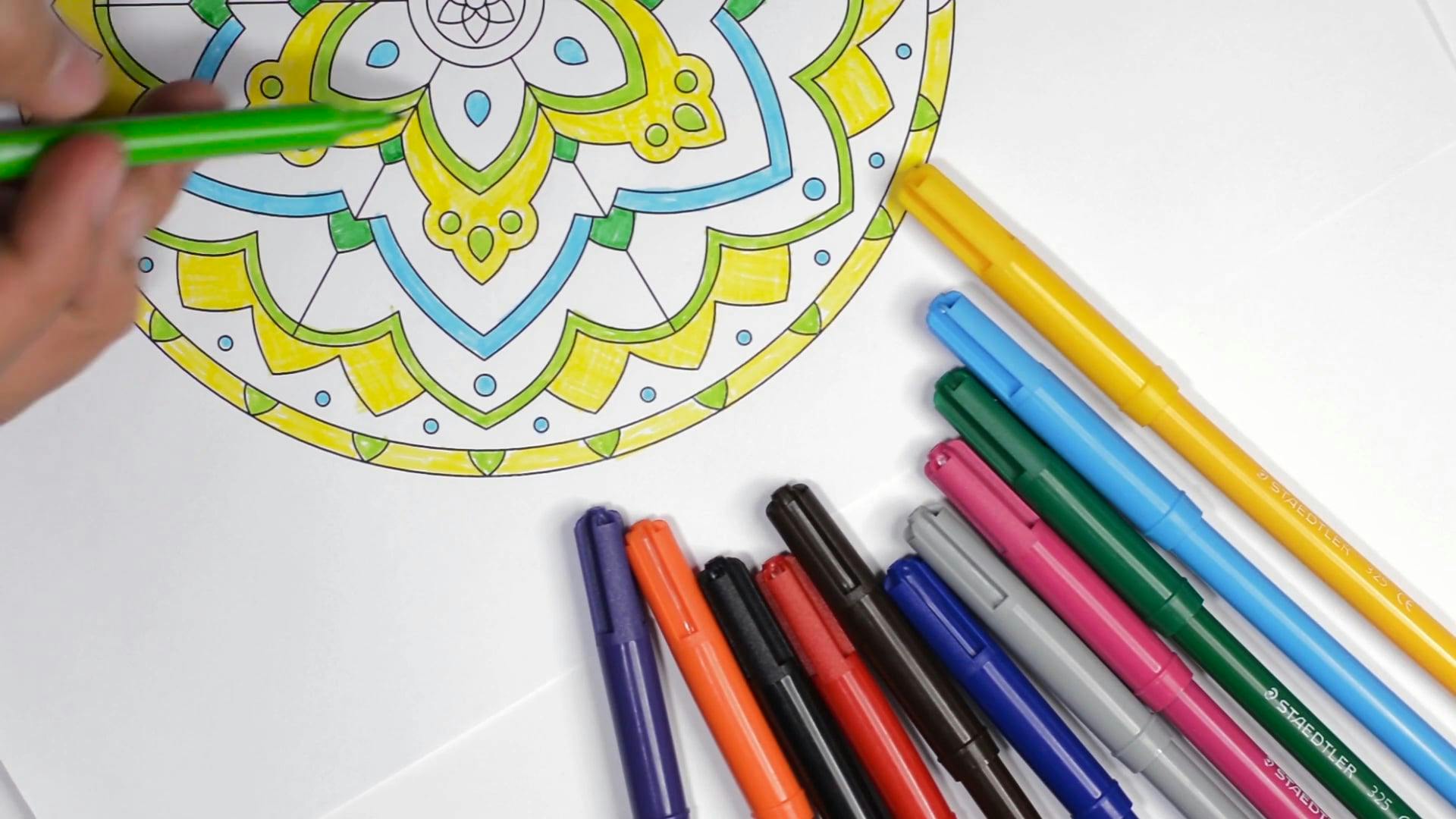 Coloring Art Materials · Free Stock Video