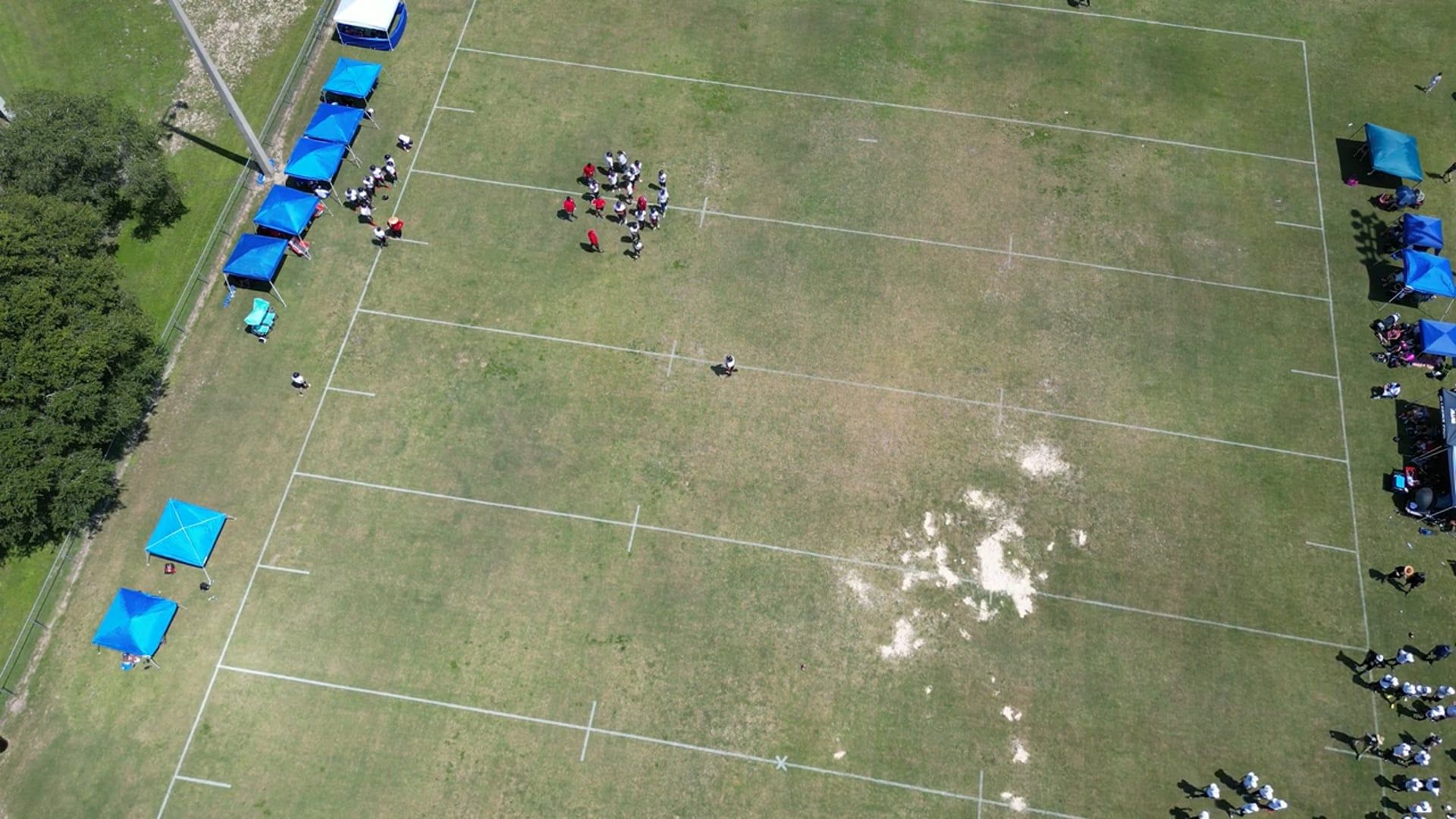 Football from a Drone's perspectivet Free Stock Video Footage, Royalty ...