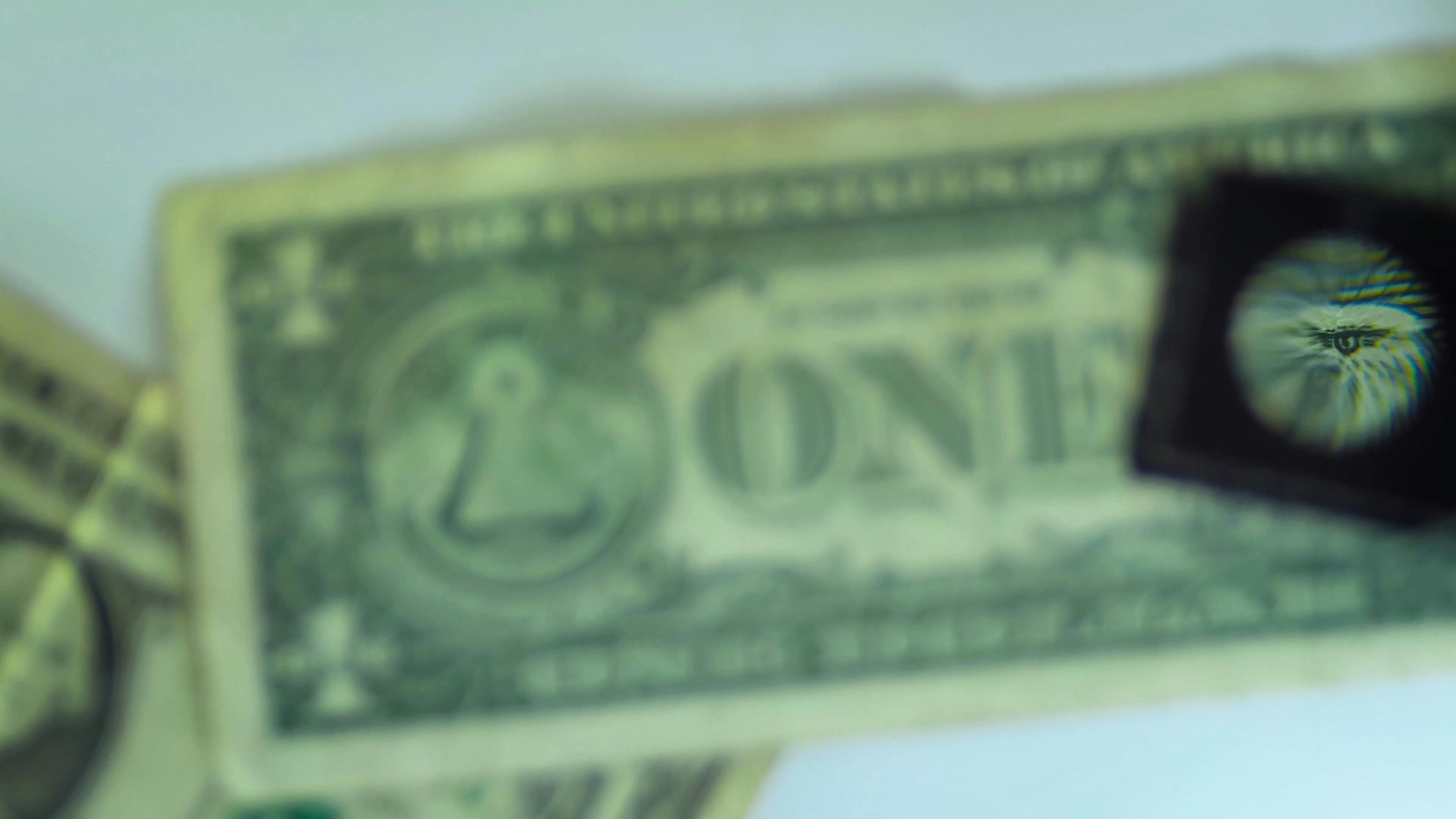 A Magnified Dollar Bill · Free Stock Video