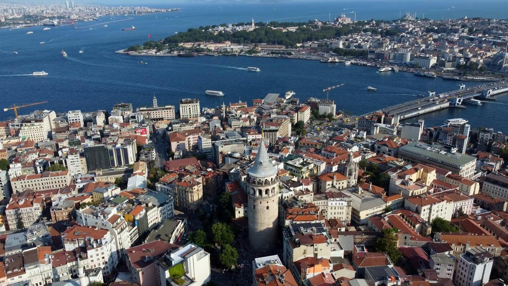 Galata tower Free Stock Video Footage, Royalty-Free 4K & HD Video Clip