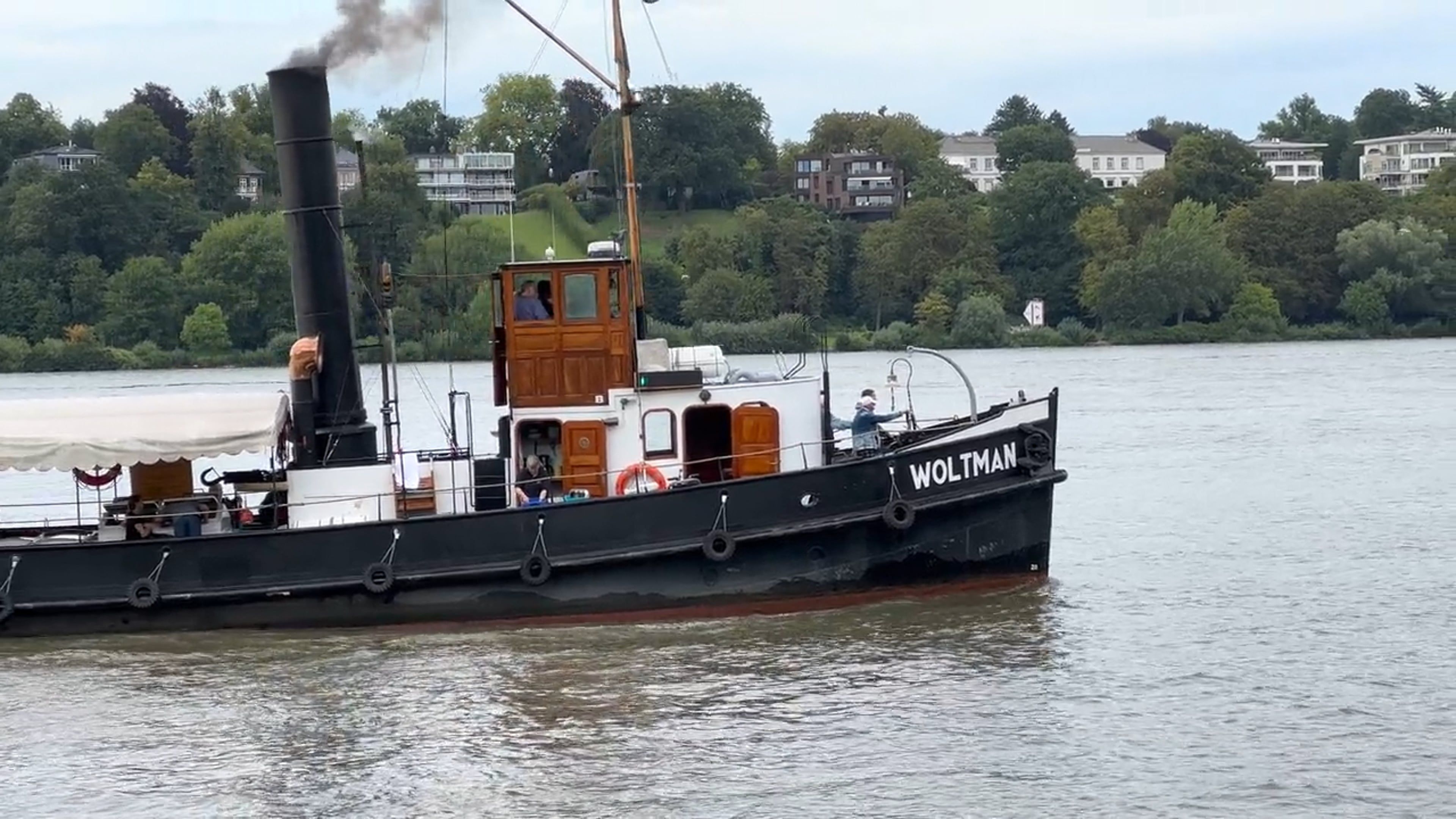 A steam boat on the river Free Stock Video Footage, Royalty-Free 4K ...