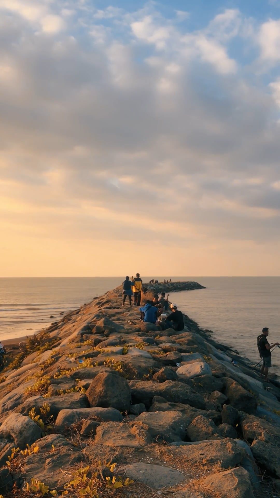 Serene Sunset Over Colombian Coastal Pier Free Stock Video Footage ...