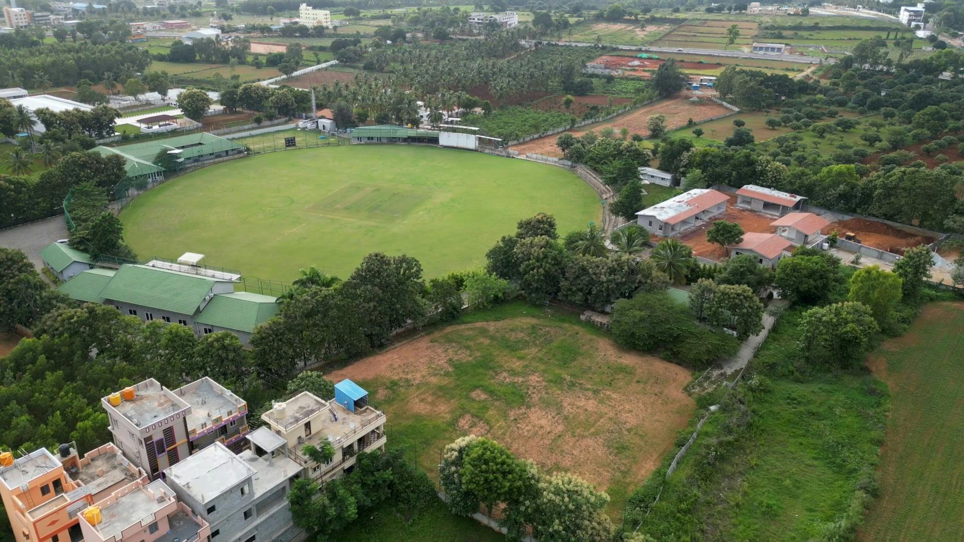 Aerial Night View of Cricket Stadium Free Stock Video Footage, Royalty ...