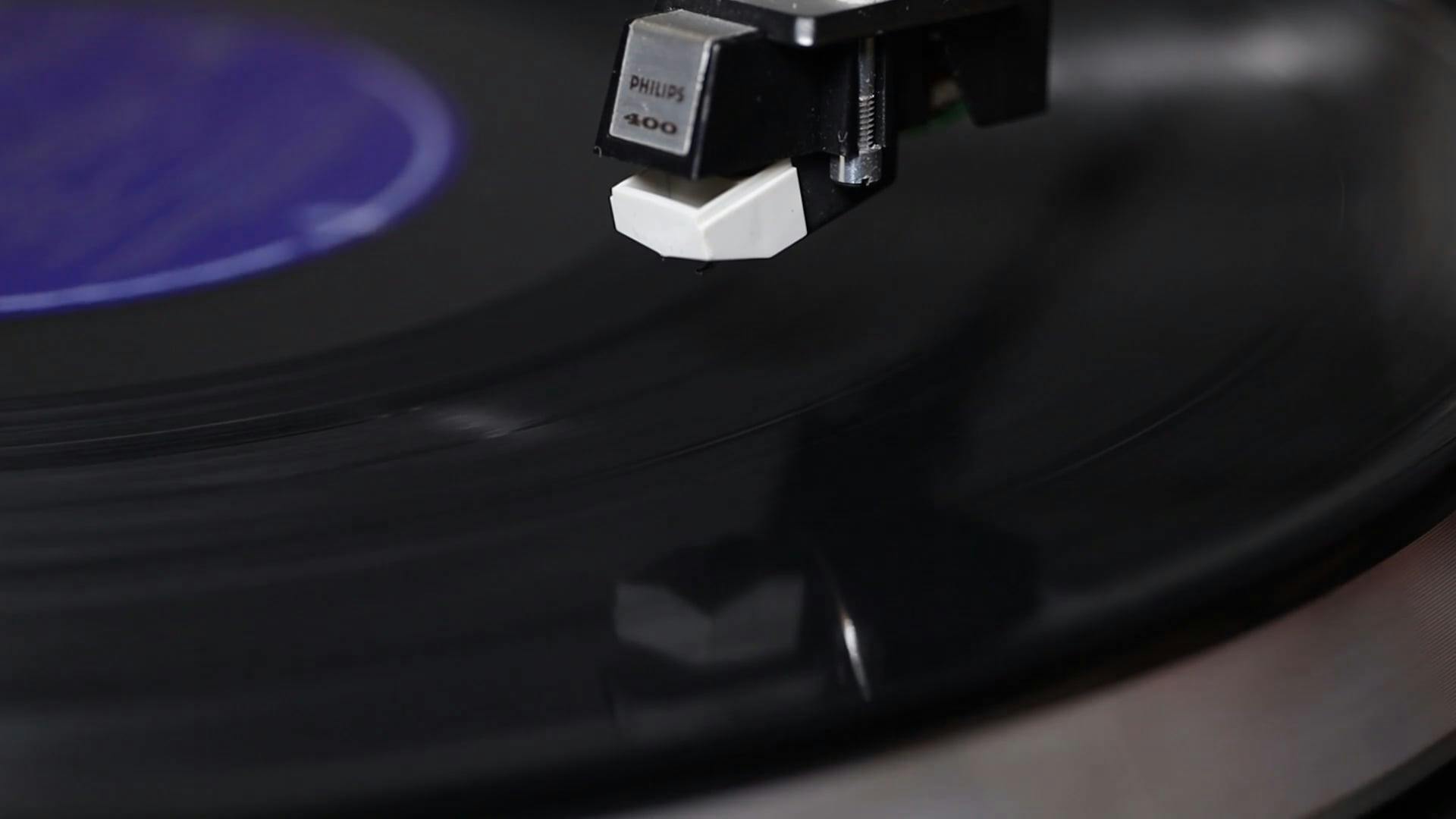 Classic Turntable With Vinyl Record Playing Free Stock Video Footage ...