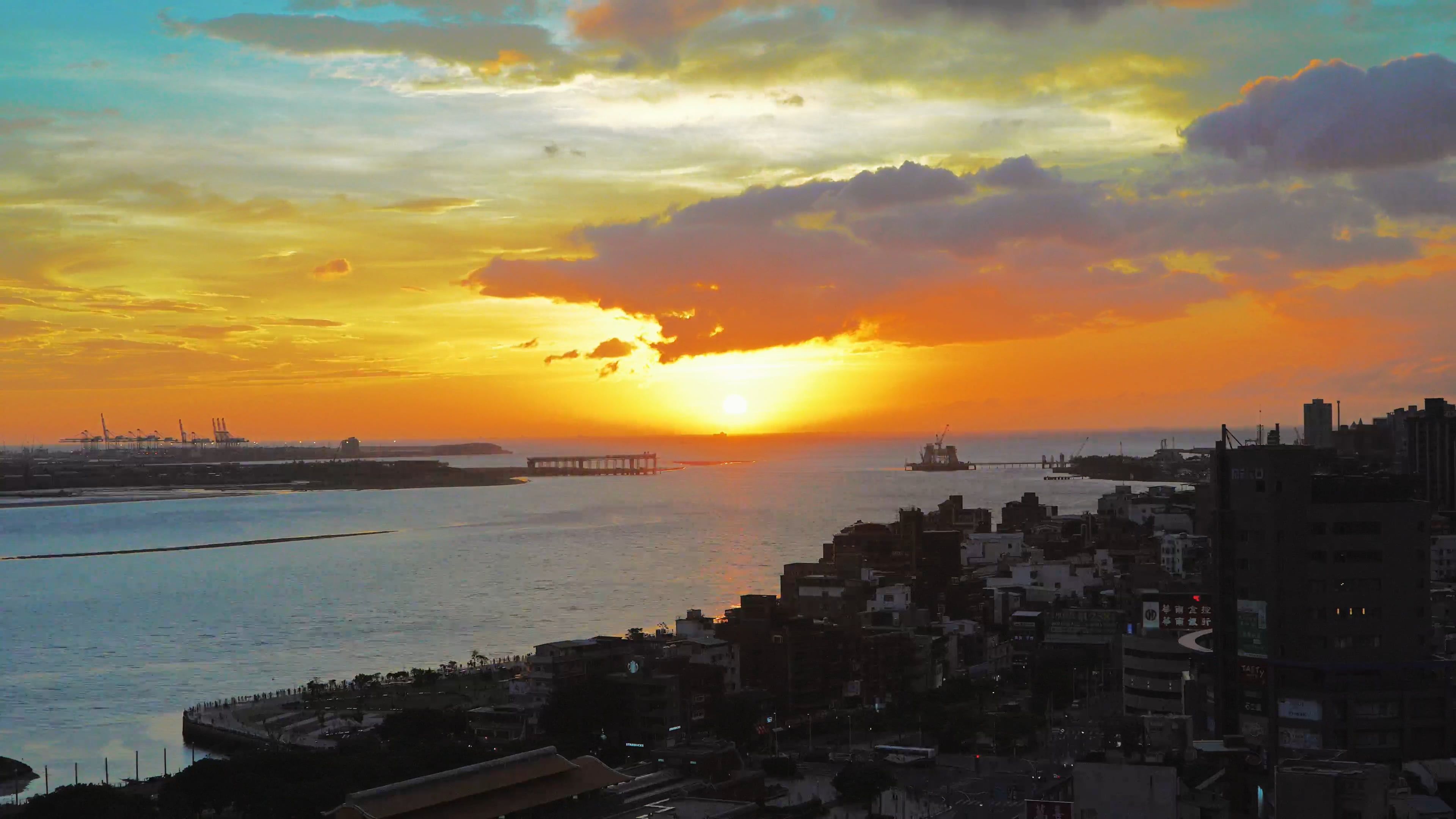 Sunset Golden Hour Timelapse Free Stock Video Footage, Royalty-Free 4K ...