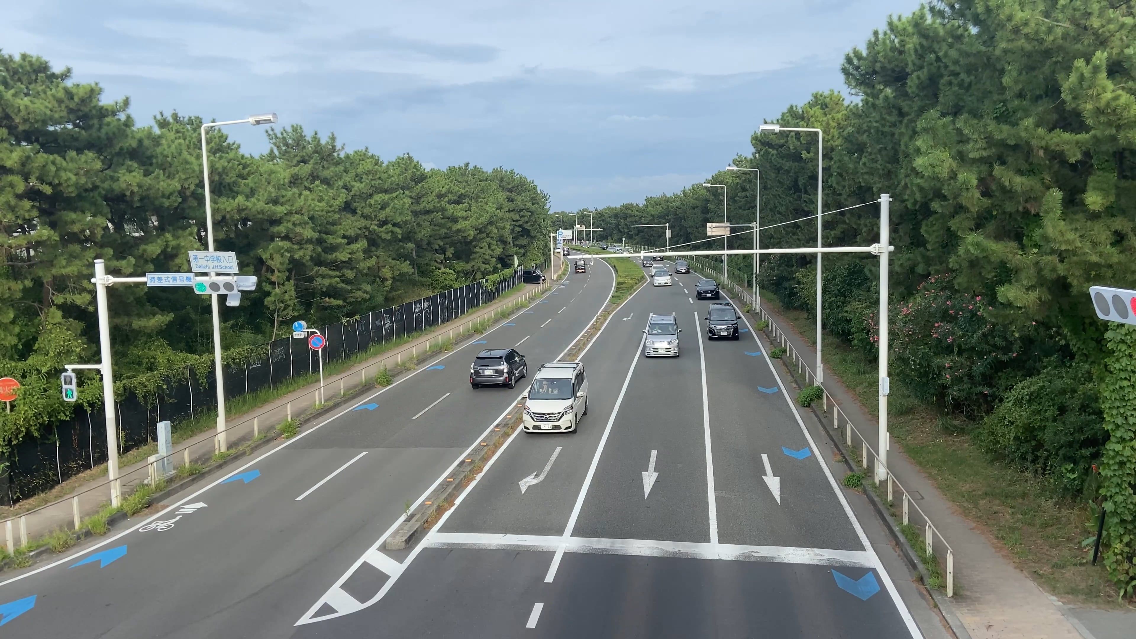 Vidéo gratuite de arbres, asphalte, auto, autoroute, chaussée, chemin ...
