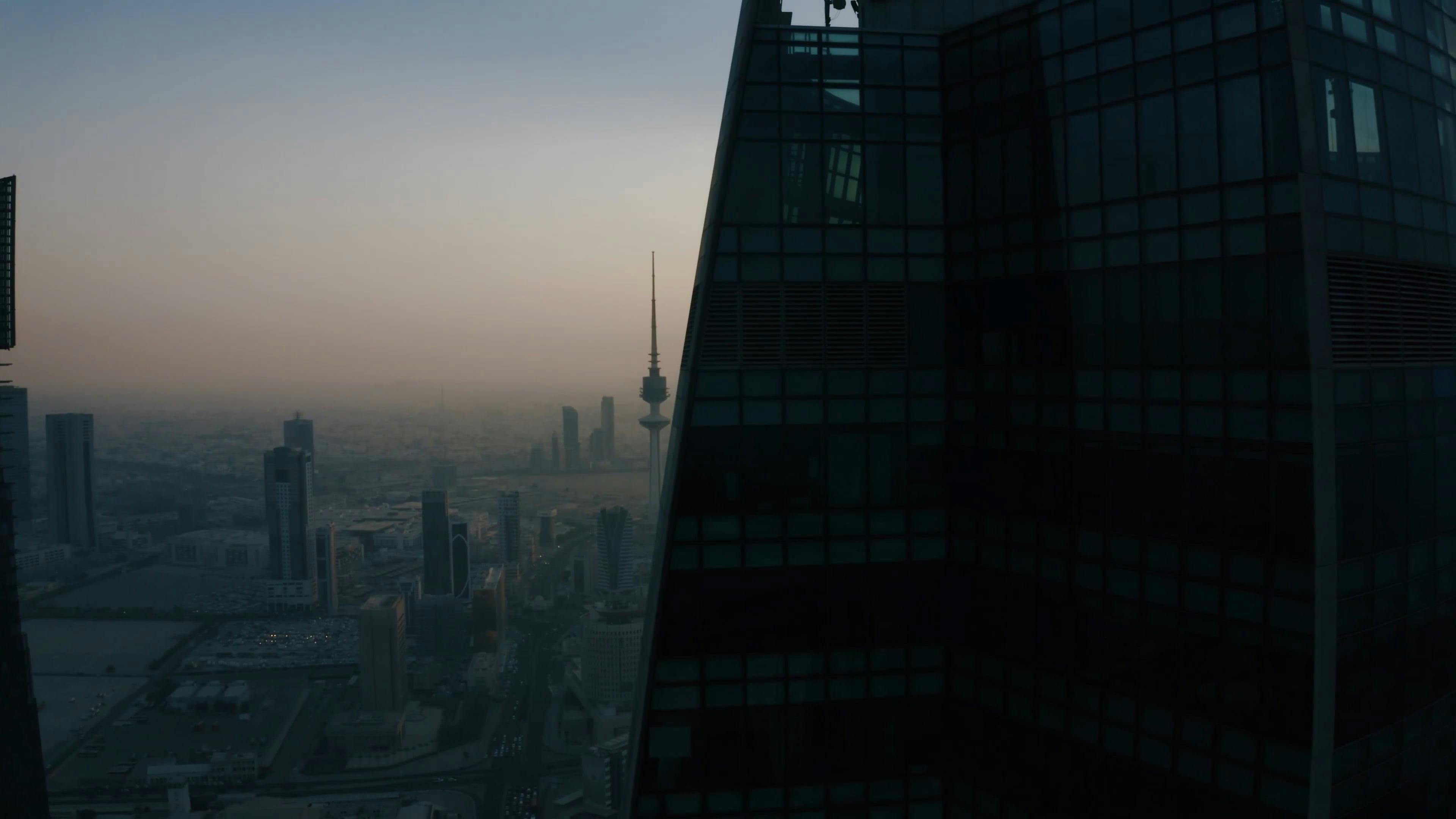 Kuwait Liberation Tower, Kuwait City [ برج التحرير] Free Stock Video ...