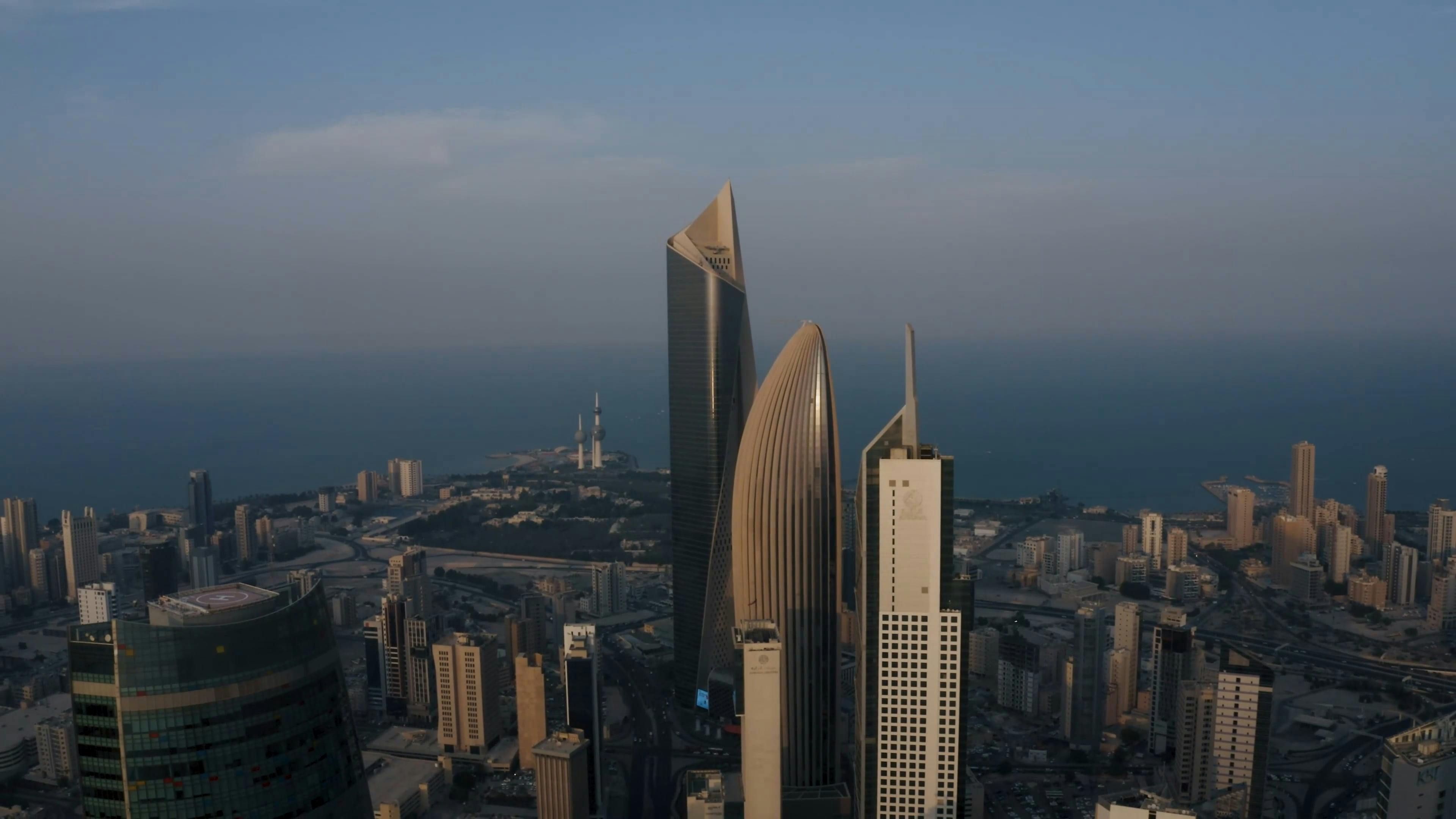 Kuwait City Towers Free Stock Video Footage, Royalty-Free 4K & HD Video ...