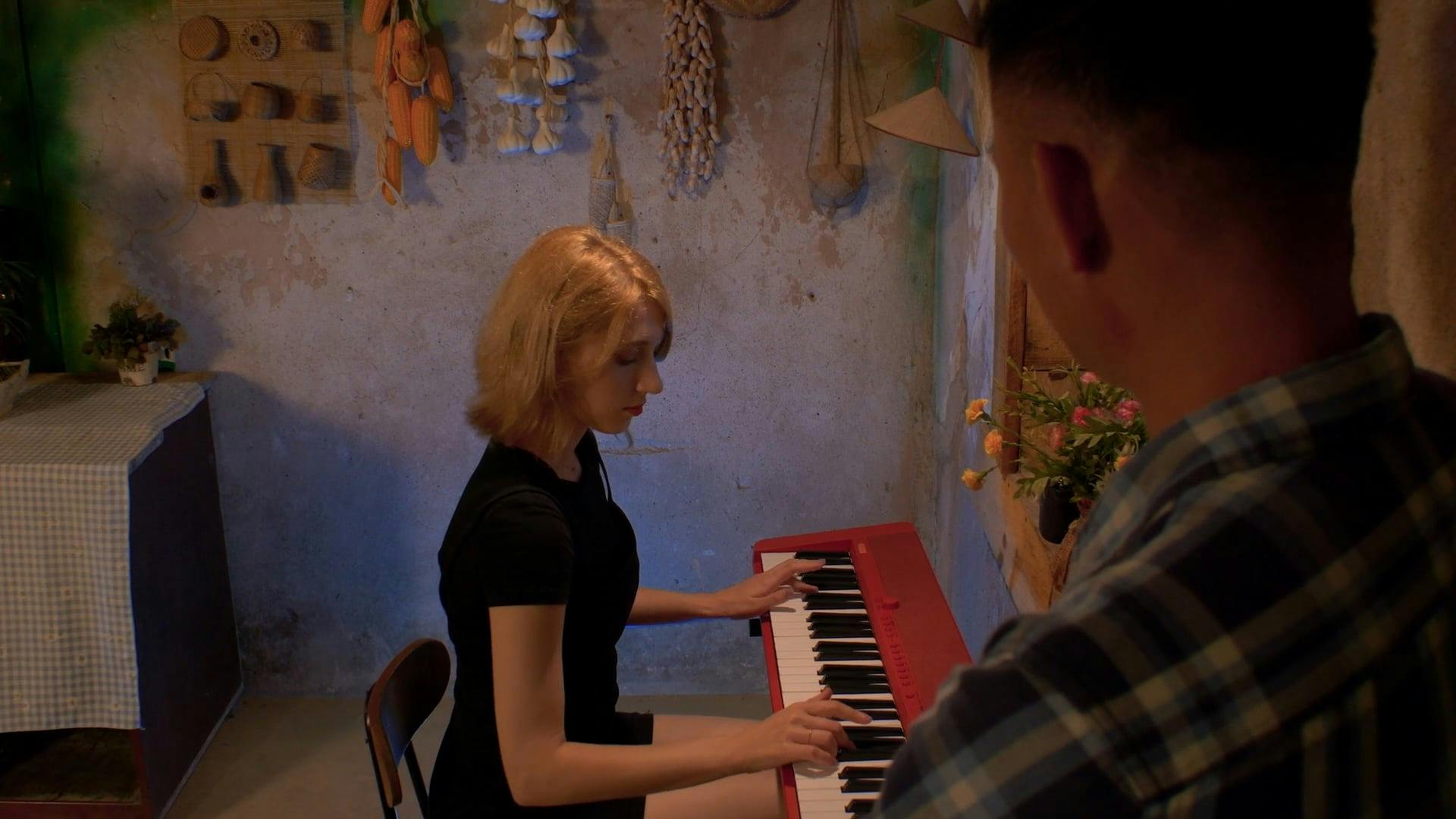 Intimate Piano Performance in Artistic Setting Free Stock Video Footage ...