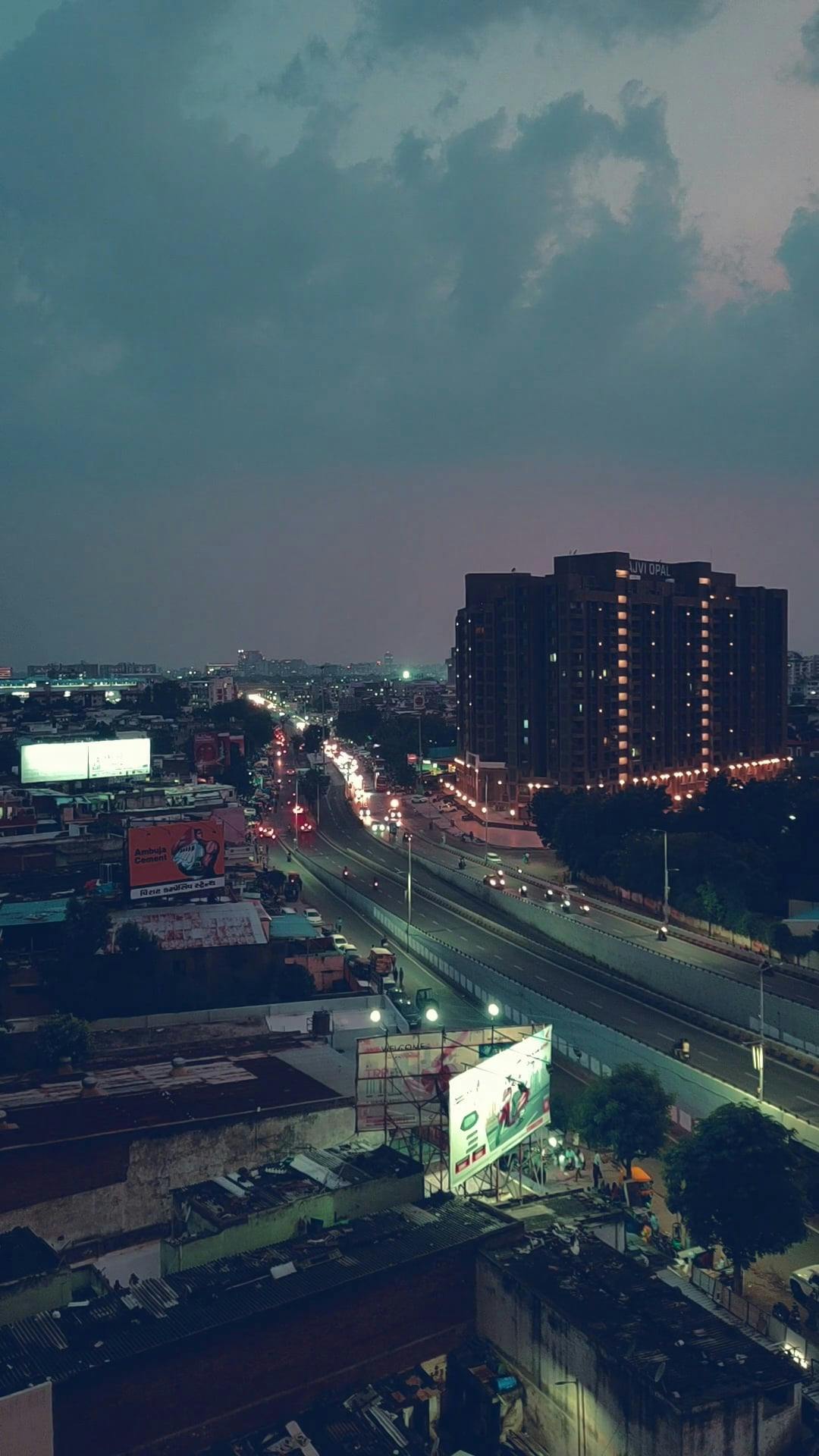 View Of The City With Bridge On River Free Stock Video Footage, Royalty ...