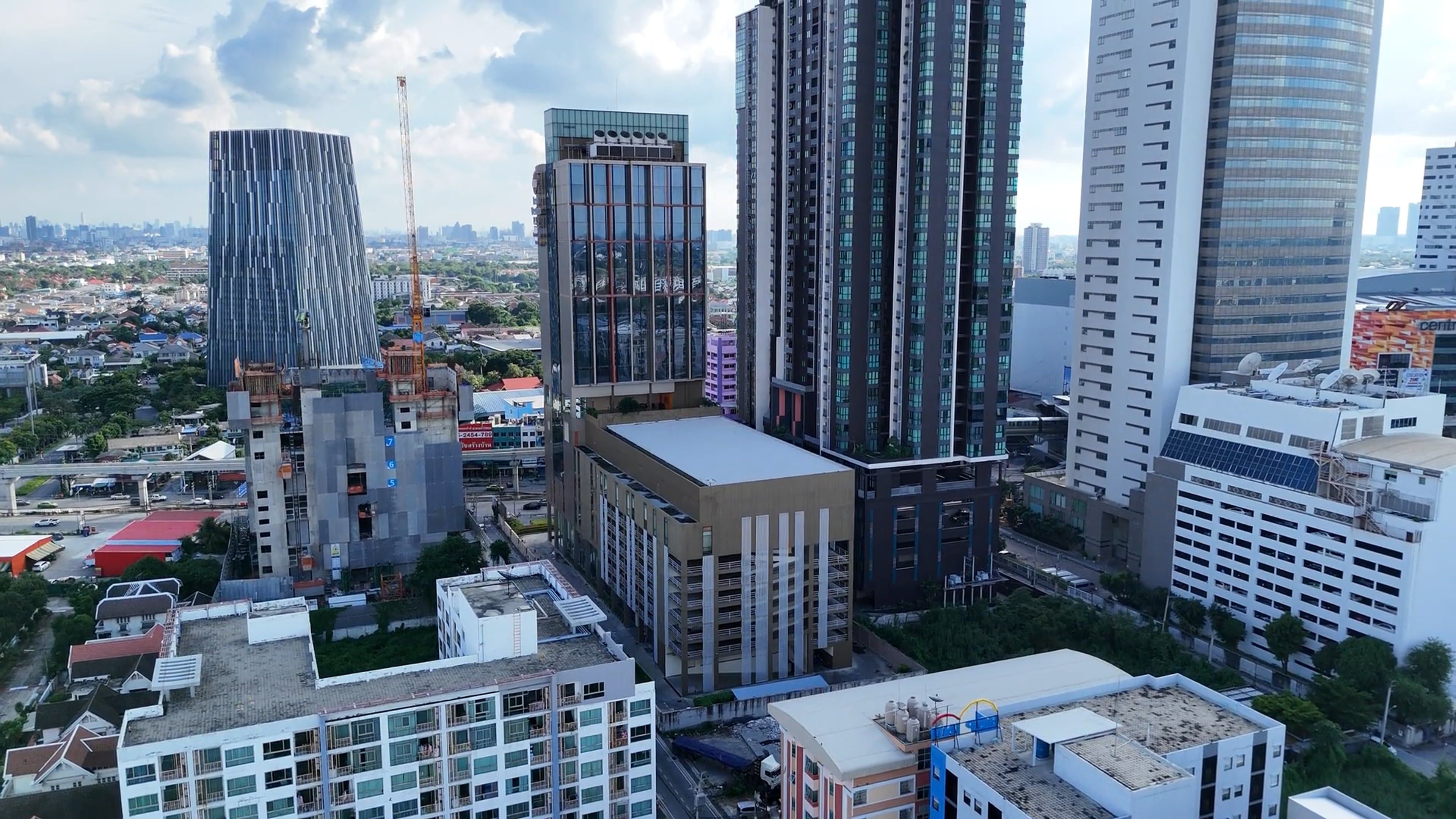 Exterior Design Of A Modern High Rise Buildings Free Stock Video ...