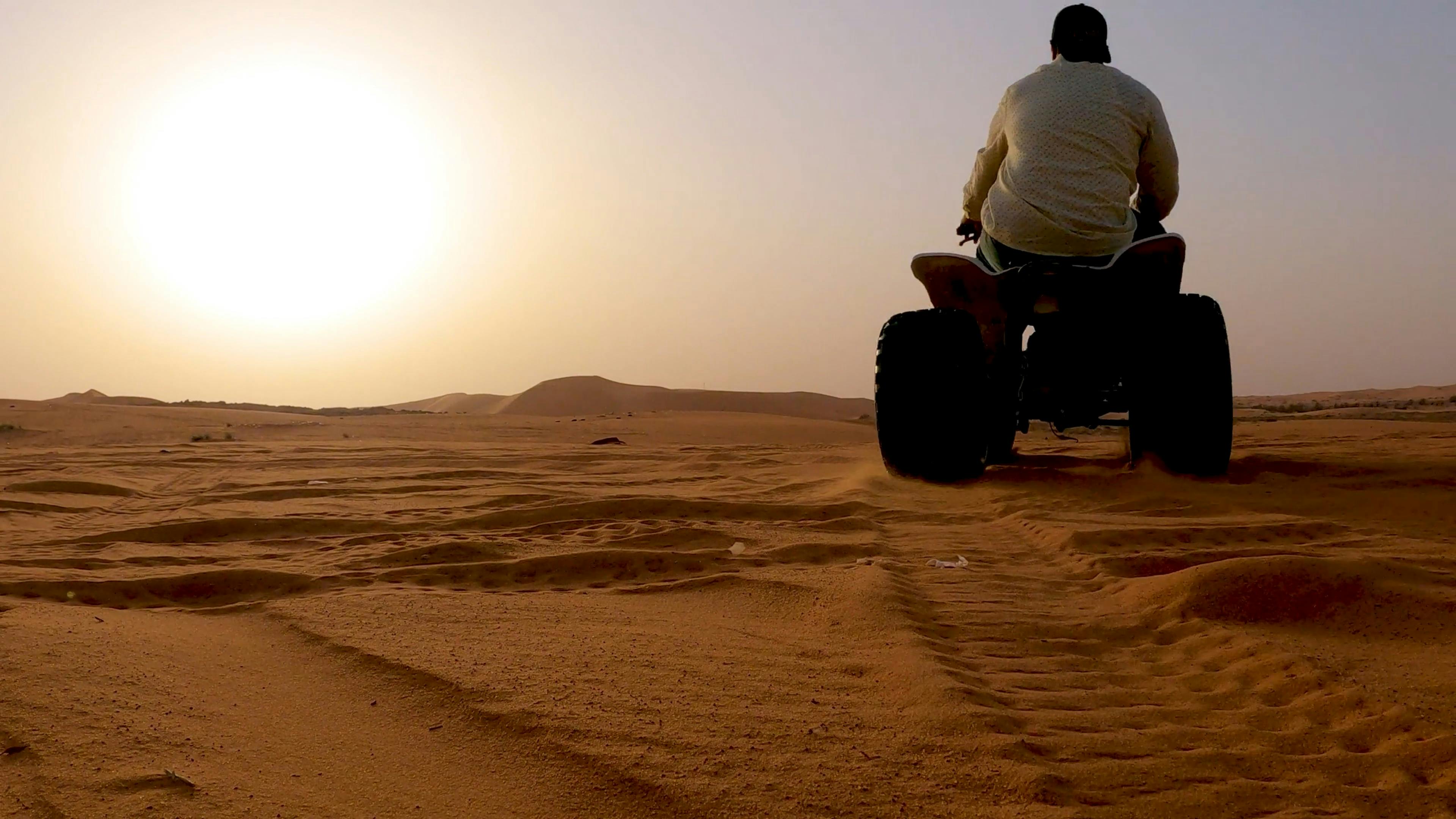 Quad Bike Ride (Desert Safari) Free Stock Video Footage, Royalty-Free ...