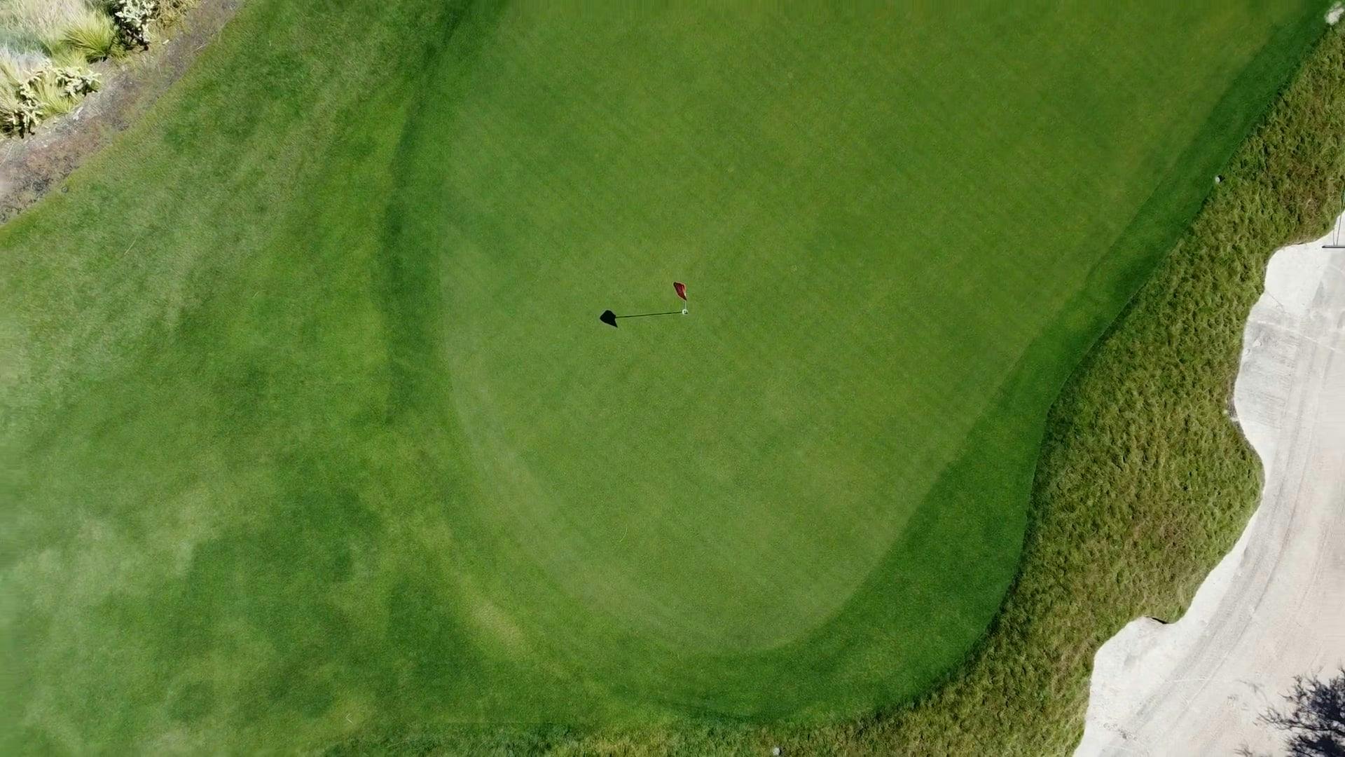 Pga Tpga 경치 경치가 좋은 고요한 골프 골프 코스 권위있는 깃발 녹색 놀이 드론으로 찍은 사진 럭셔리 레저 레크리에이션 로 레토 멕시코