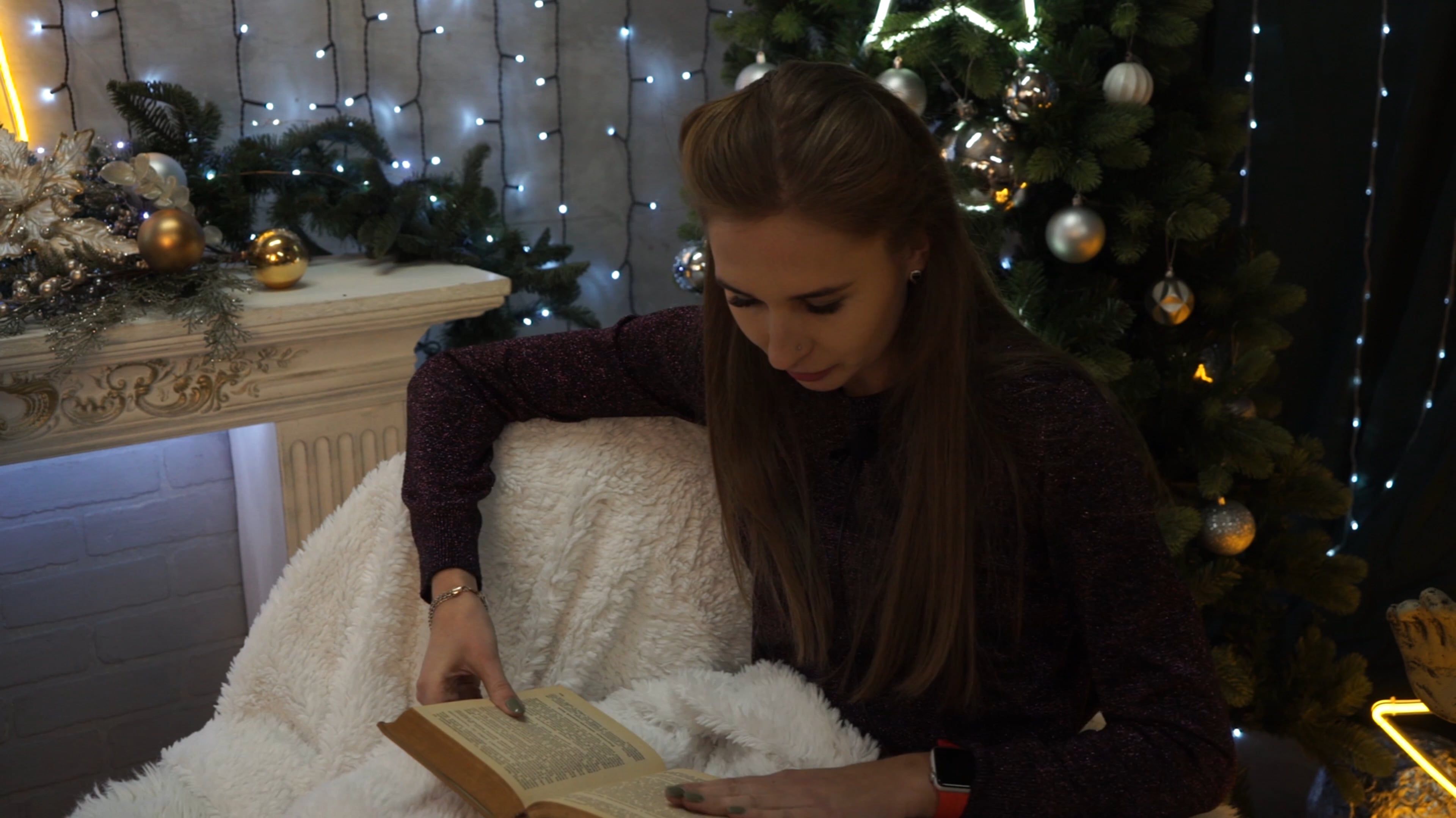 reading a book Free Stock Video Footage, Royalty-Free 4K & HD Video Clip