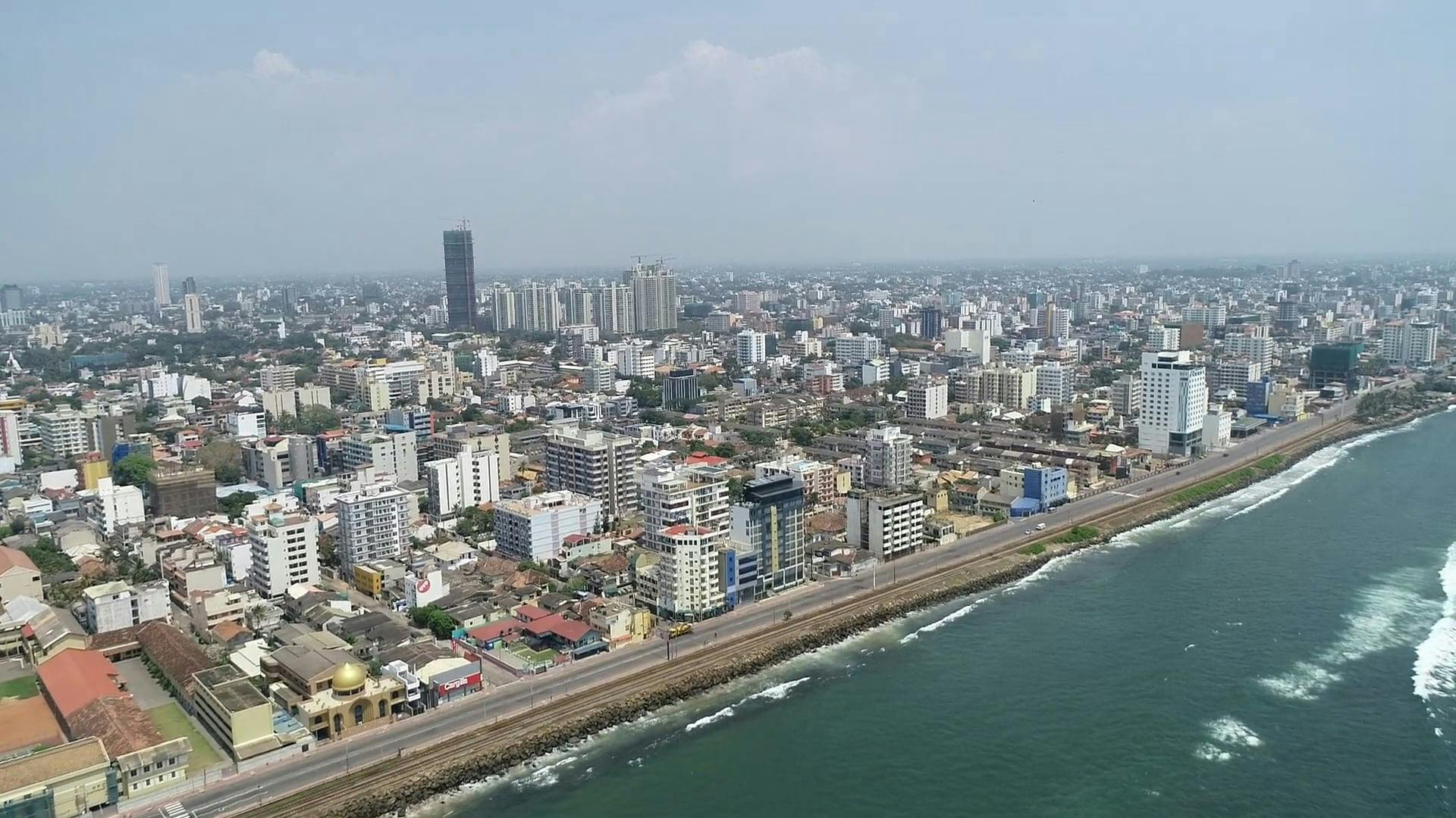 Colombo, Sri Lanka. Drone View Free Stock Video Footage, Royalty-Free ...