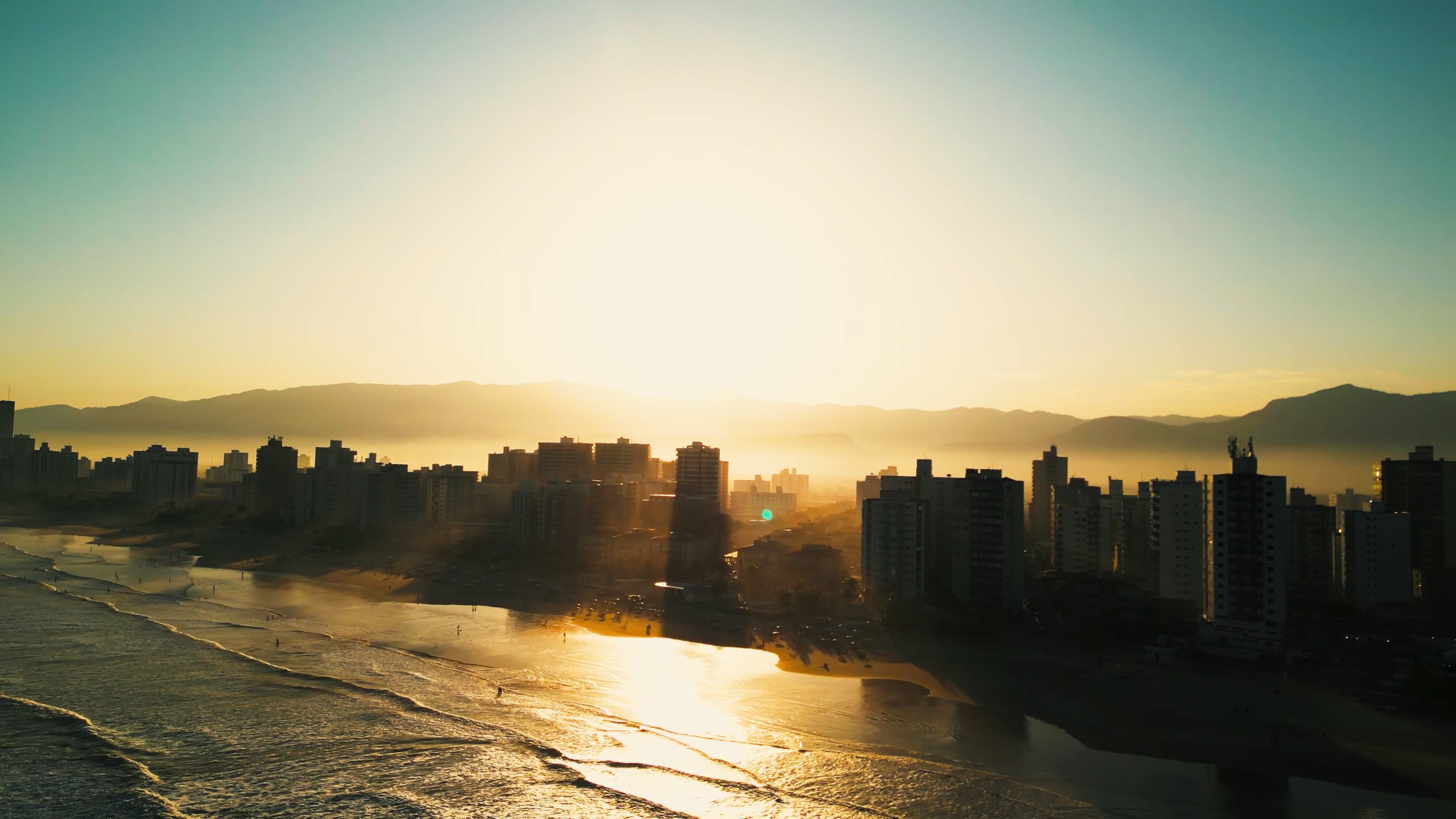 Sunset At The Beach Free Stock Video Footage, Royalty-Free 4K & HD ...