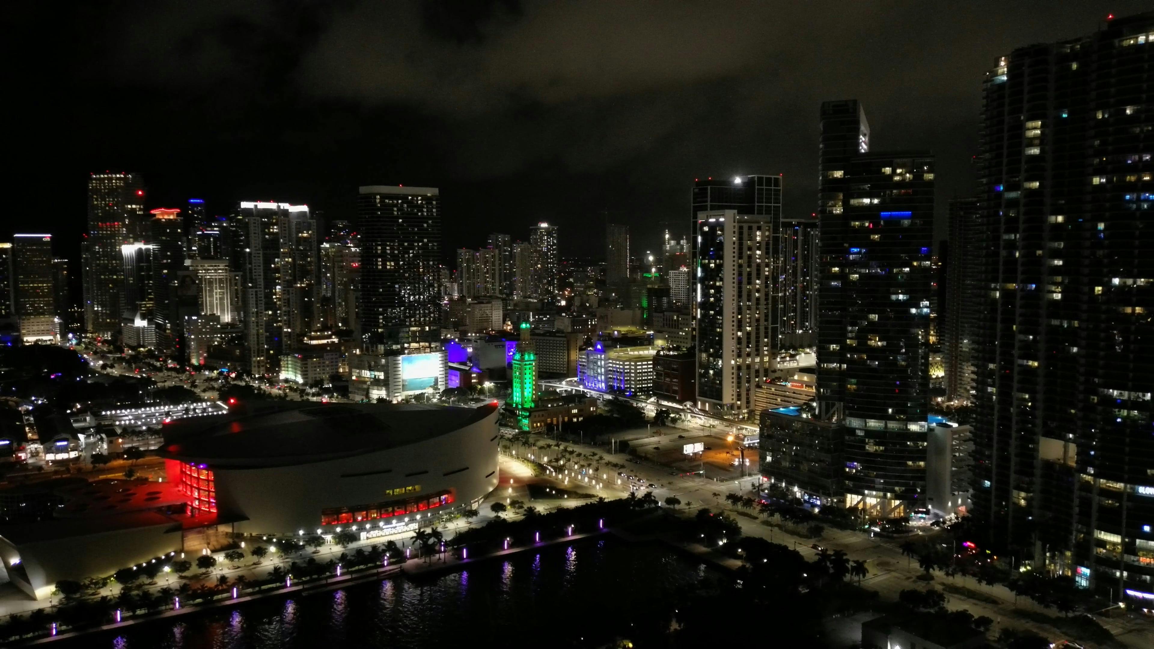 Drone of Miami Free Stock Video Footage, Royalty-Free 4K & HD Video Clip