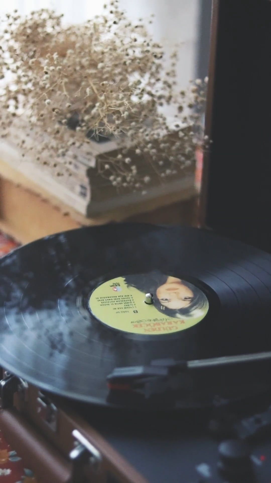 A record player with a record on it Free Stock Video Footage, Royalty ...
