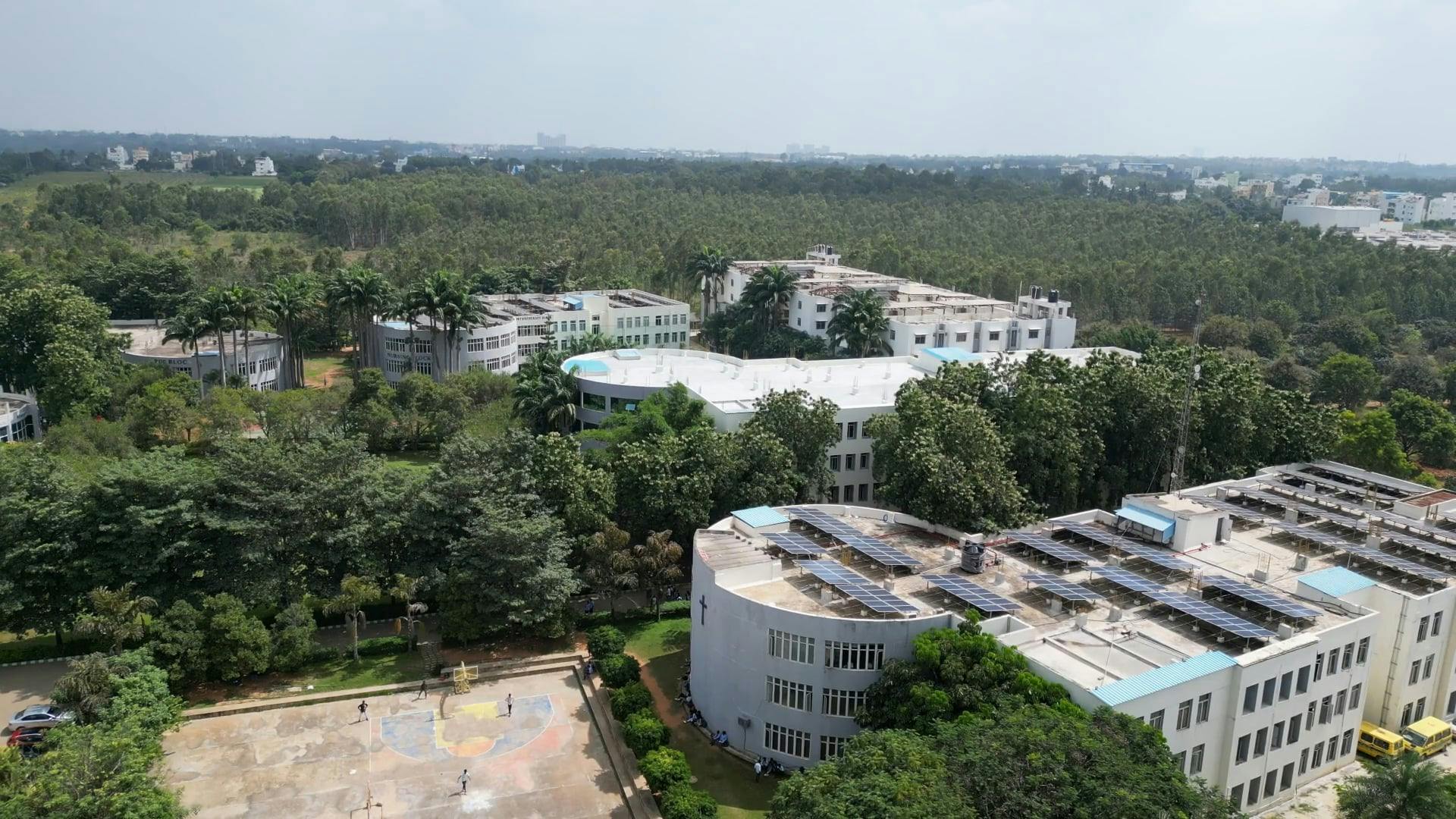 Scenic Aerial View of Bangladesh School Campus Free Stock Video Footage ...