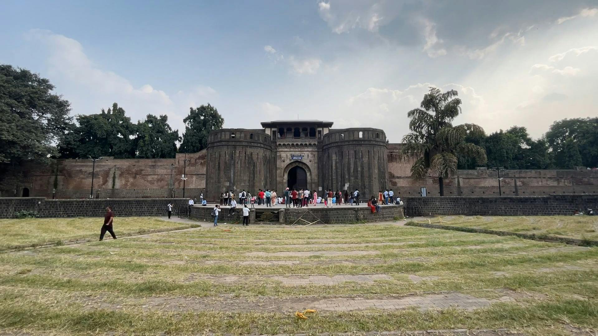 Visiting Historic Shaniwar Wada Fort in Pune Free Stock Video Footage ...