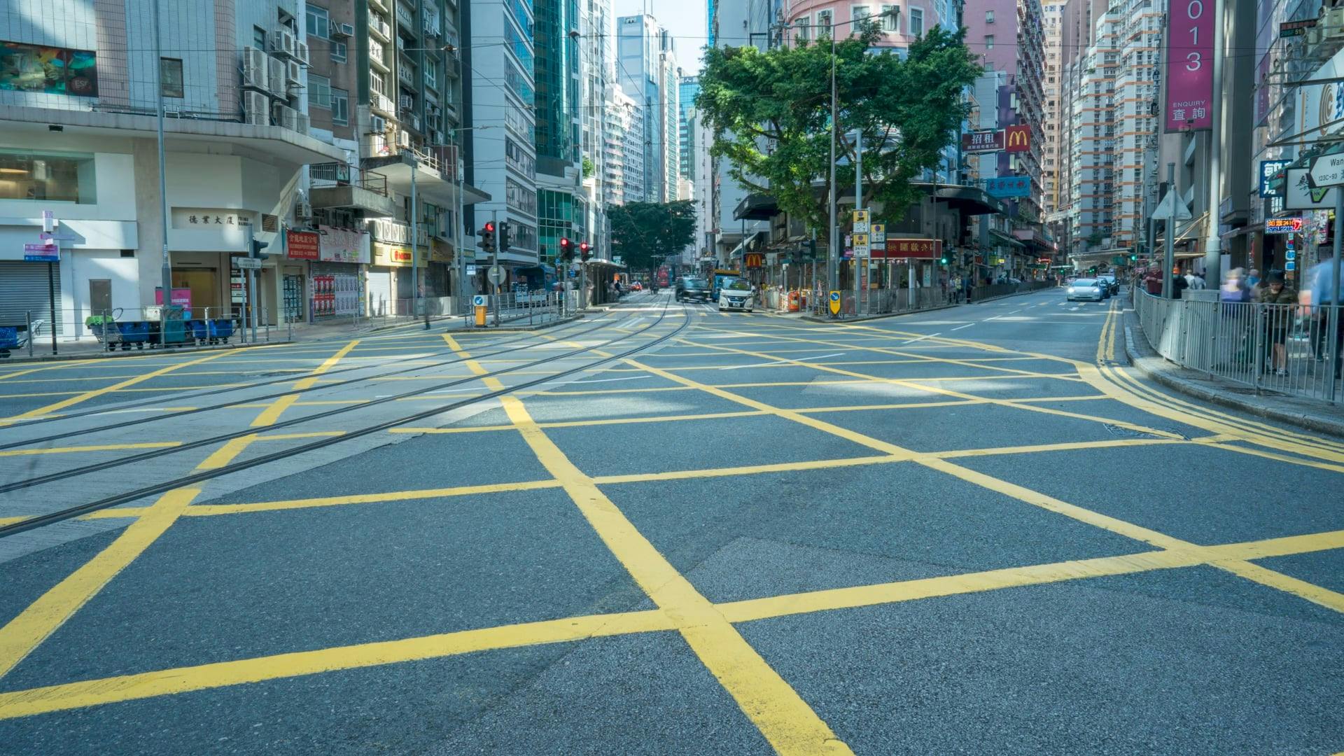Vehicular Traffic On A City Street On A Rainy Day Free Stock Video ...