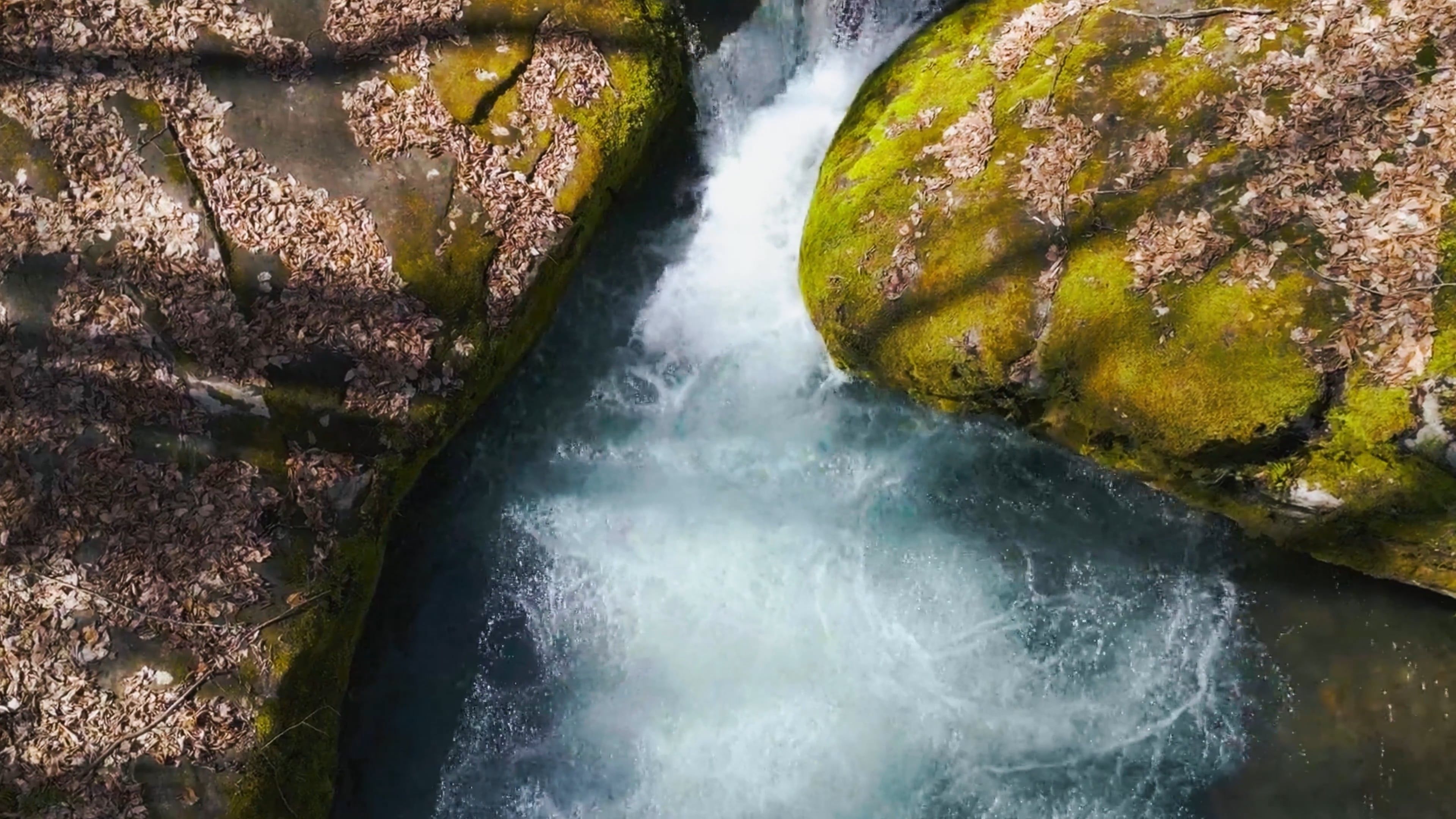 Secluded Swimming Hole and Waterfall Free Stock Video Footage, Royalty ...