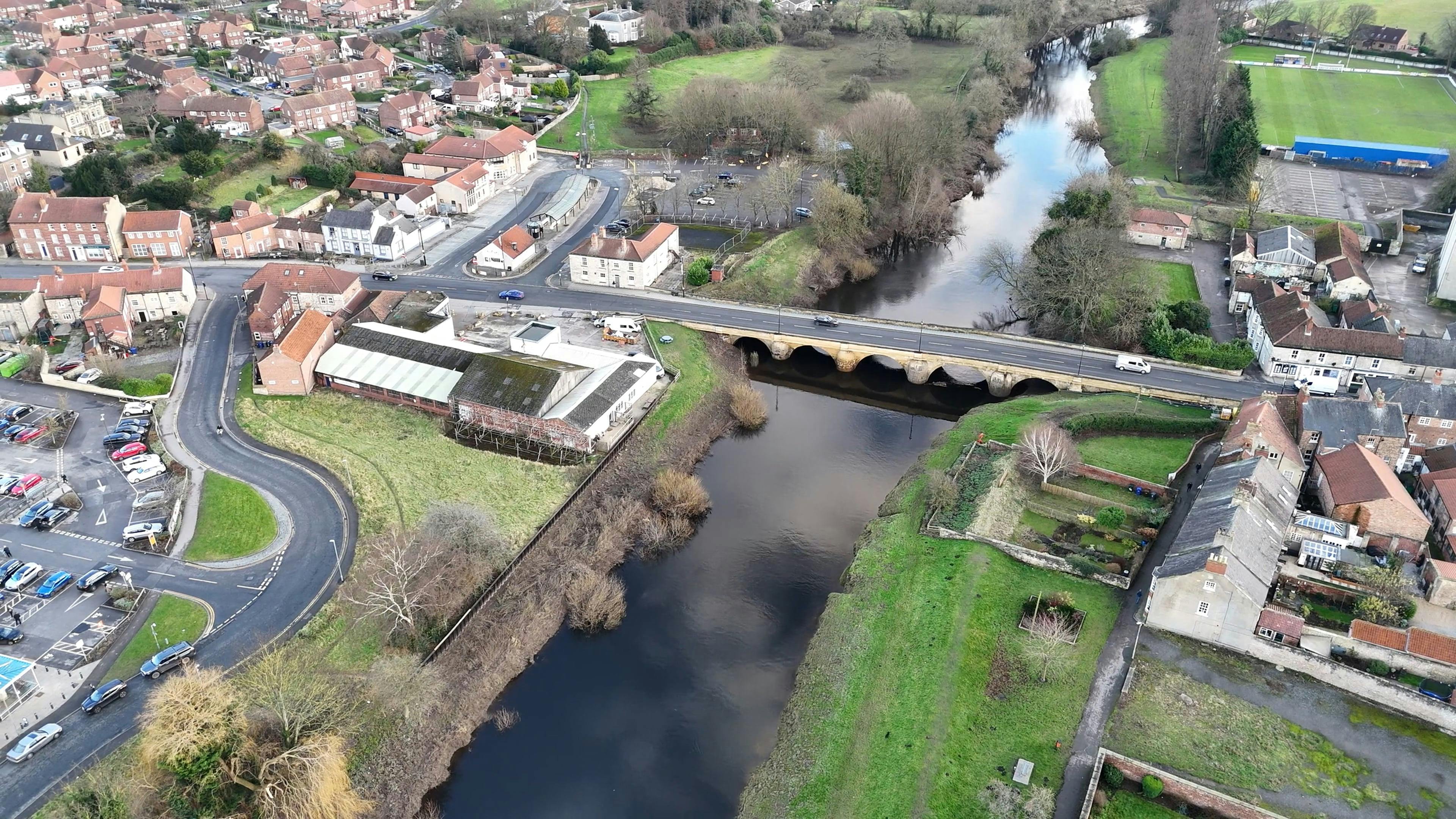Tadcaster Bridge Free Stock Video Footage, Royalty-Free 4K & HD Video Clip