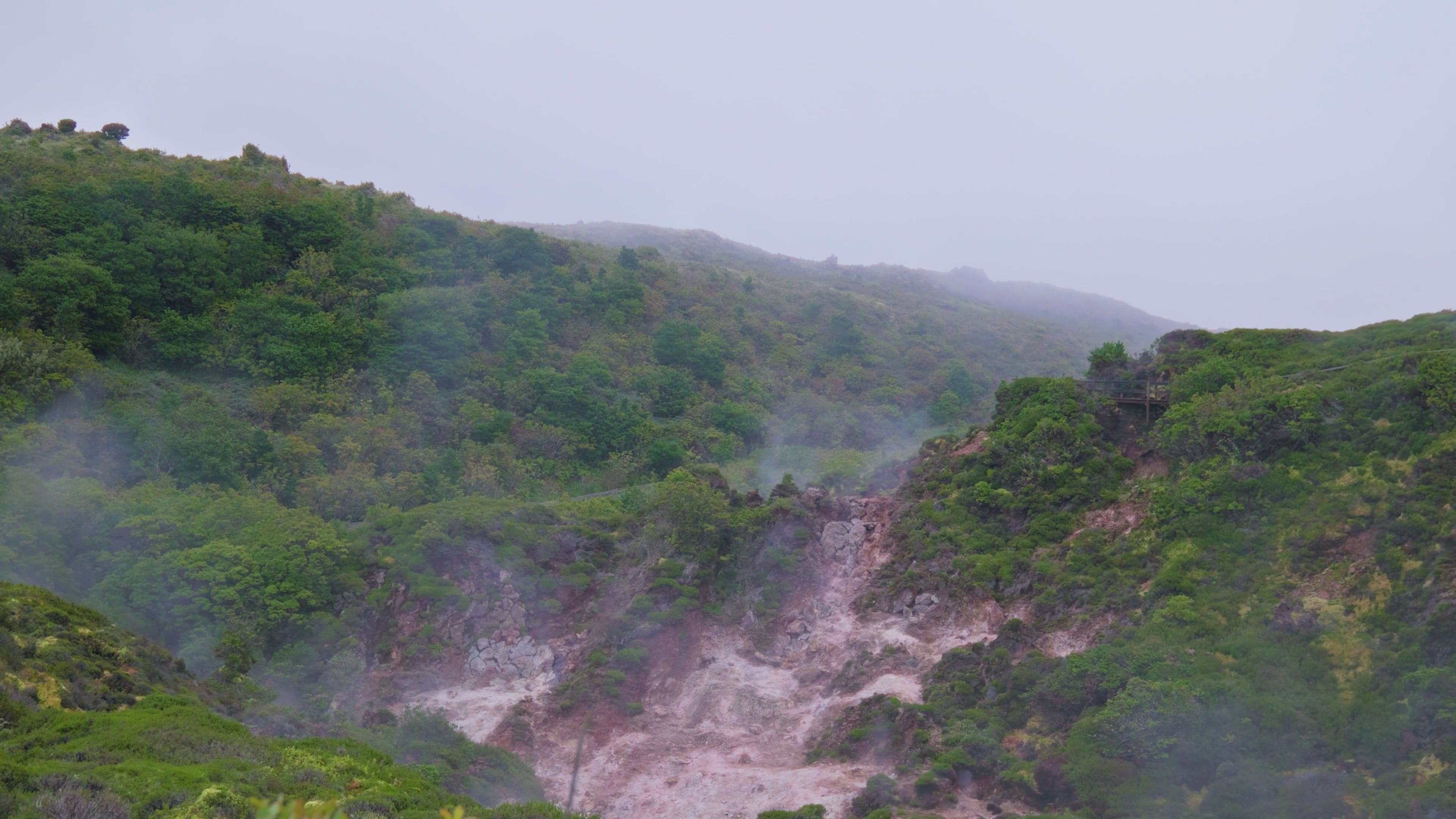 Sulfur caves of the Island of Terceira Free Stock Video Footage ...