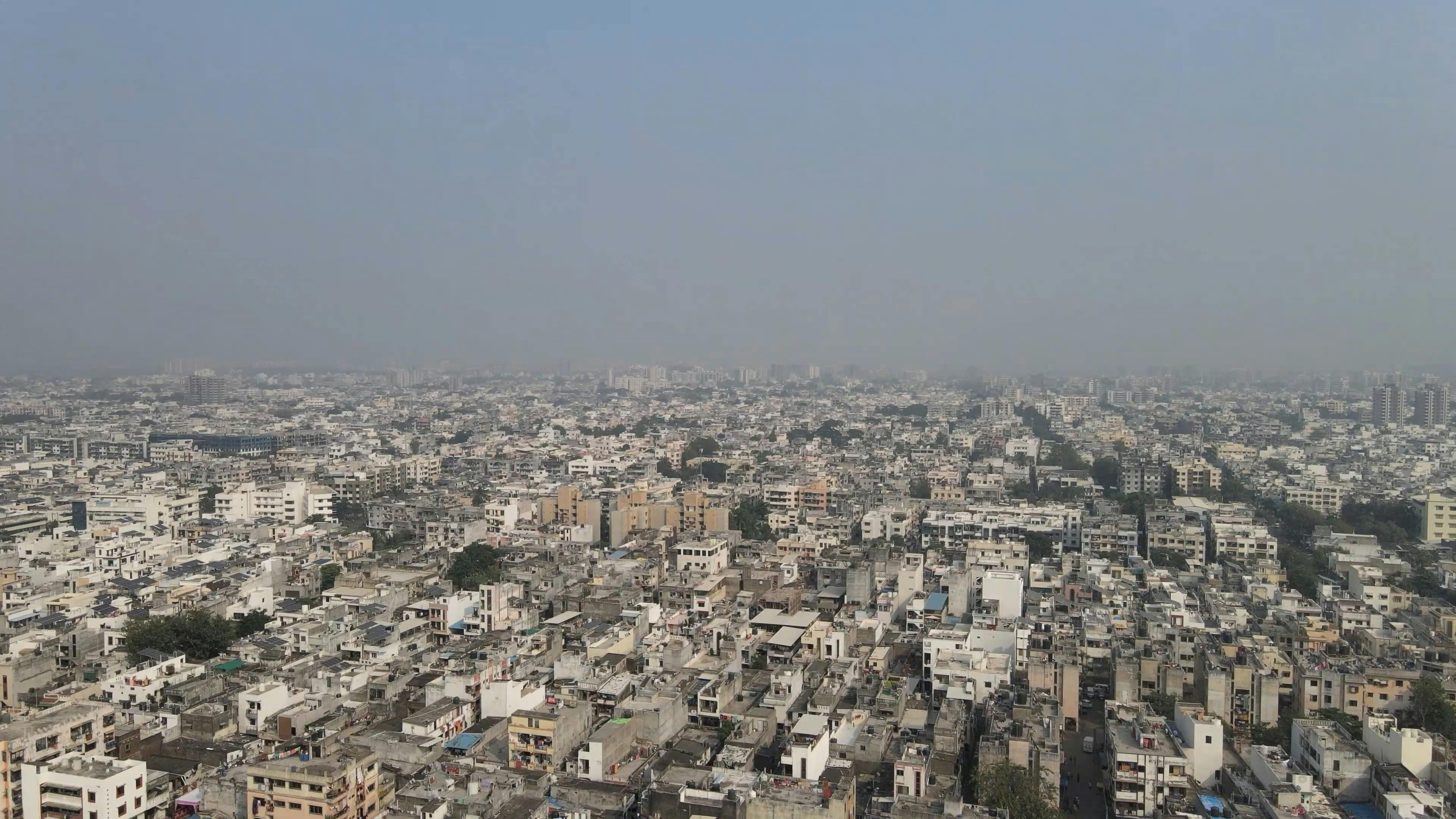 Surat City, City Skyline, City view, Landscape, Drone shot, Top view ...