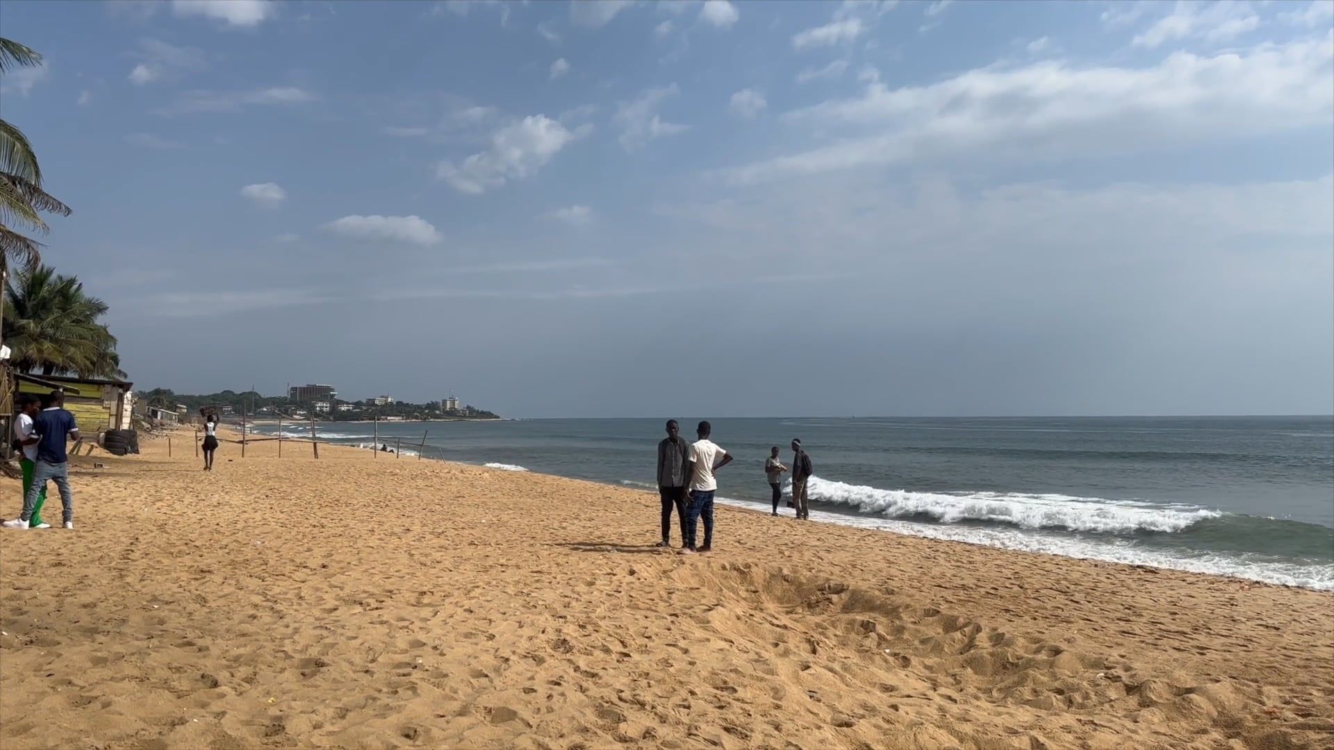Beach in Monrovia, Liberia Free Stock Video Footage, Royalty-Free 4K ...