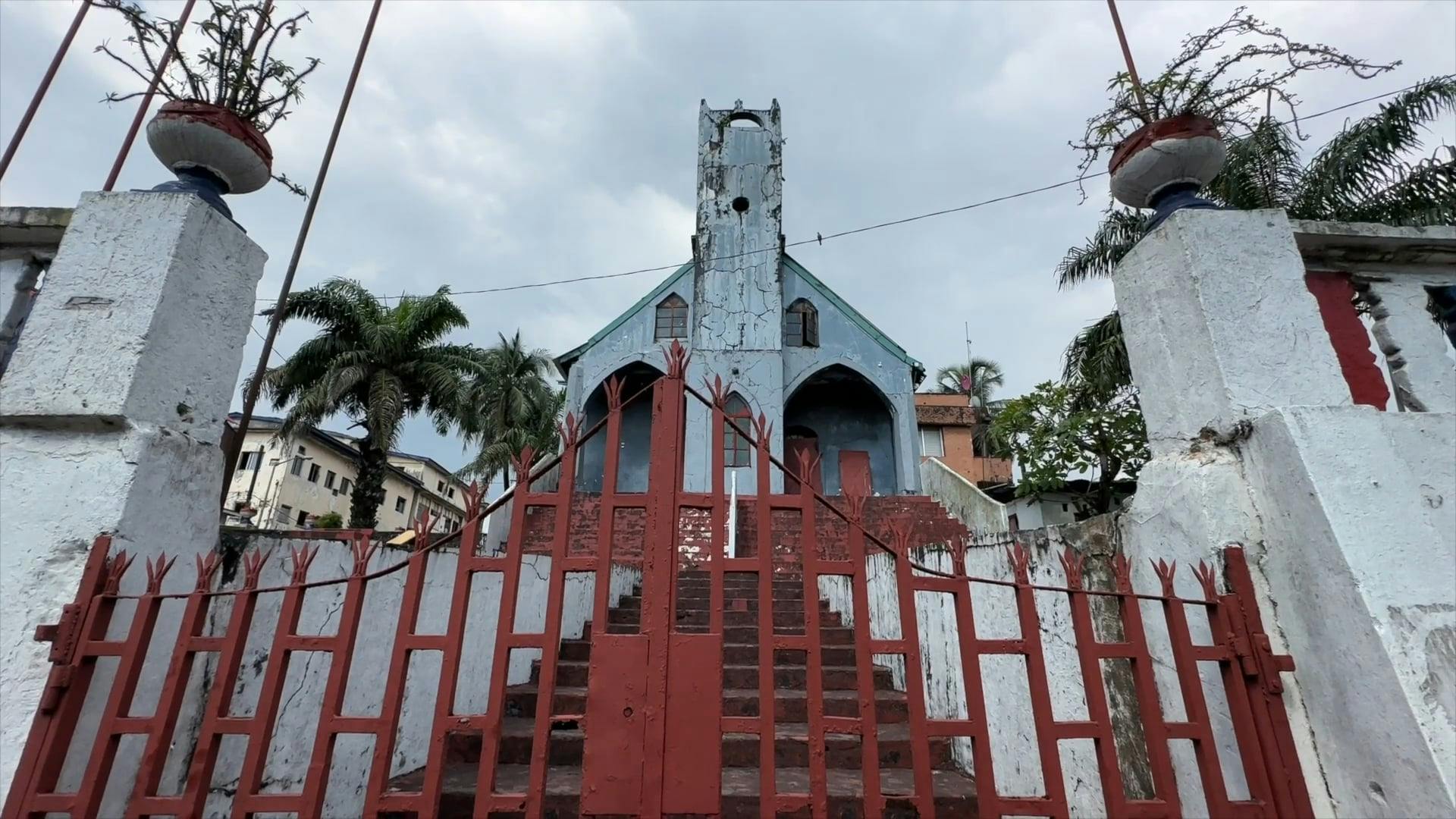 Providence Baptist Church, in Monrovia, Liberia Free Stock Video ...